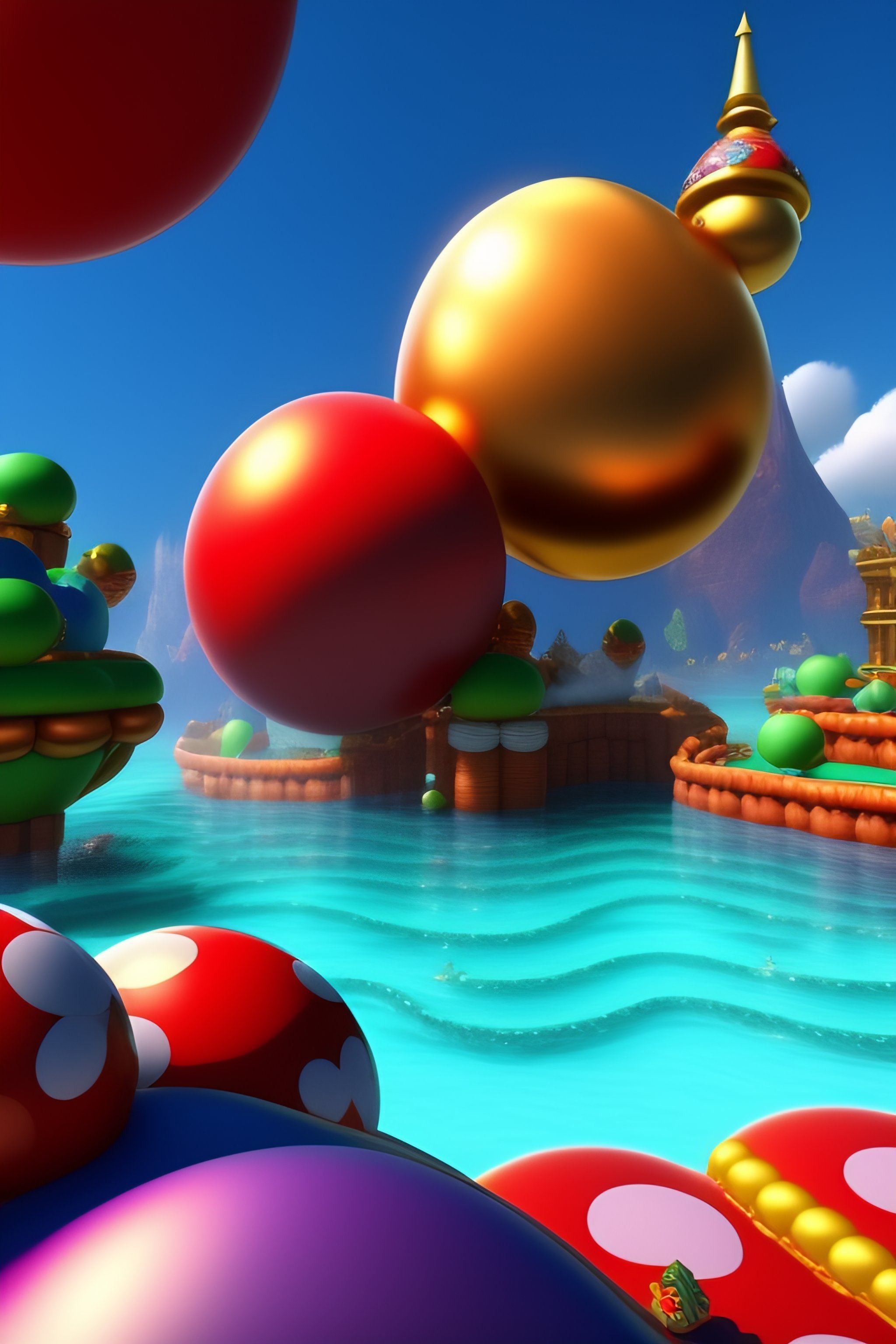 Lexica - Super Mario bebê 8k