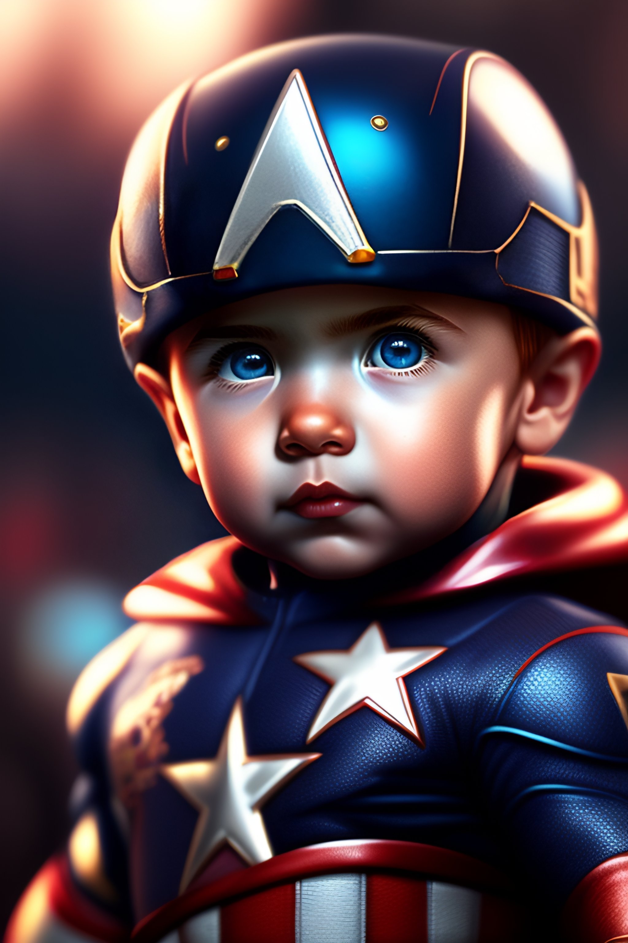 Lexica - Baby Captain America,render, cgsociety, artstation trending ...