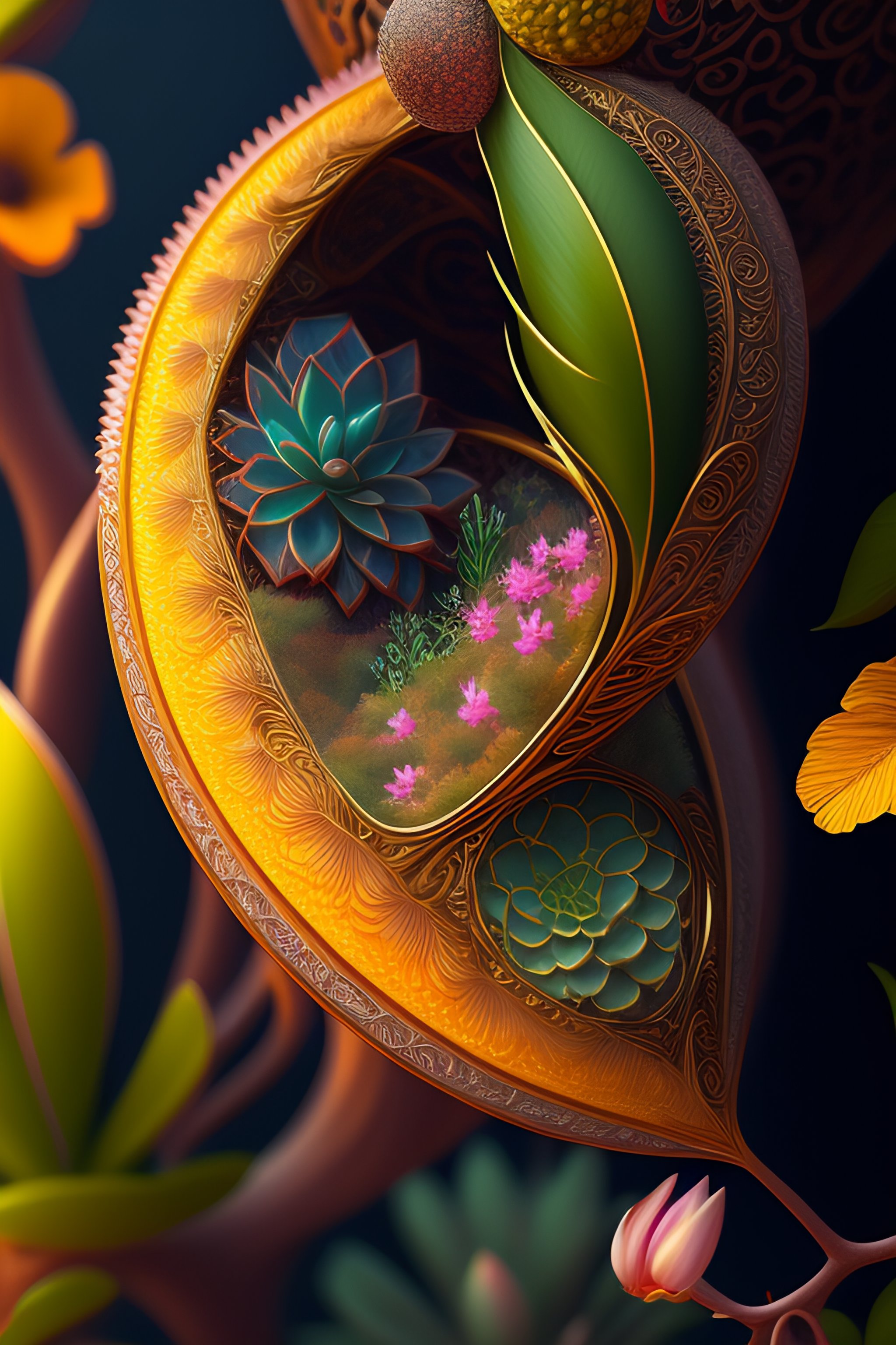 Lexica - Modern, botanical illustrations, epic, fantasy, intricate ...