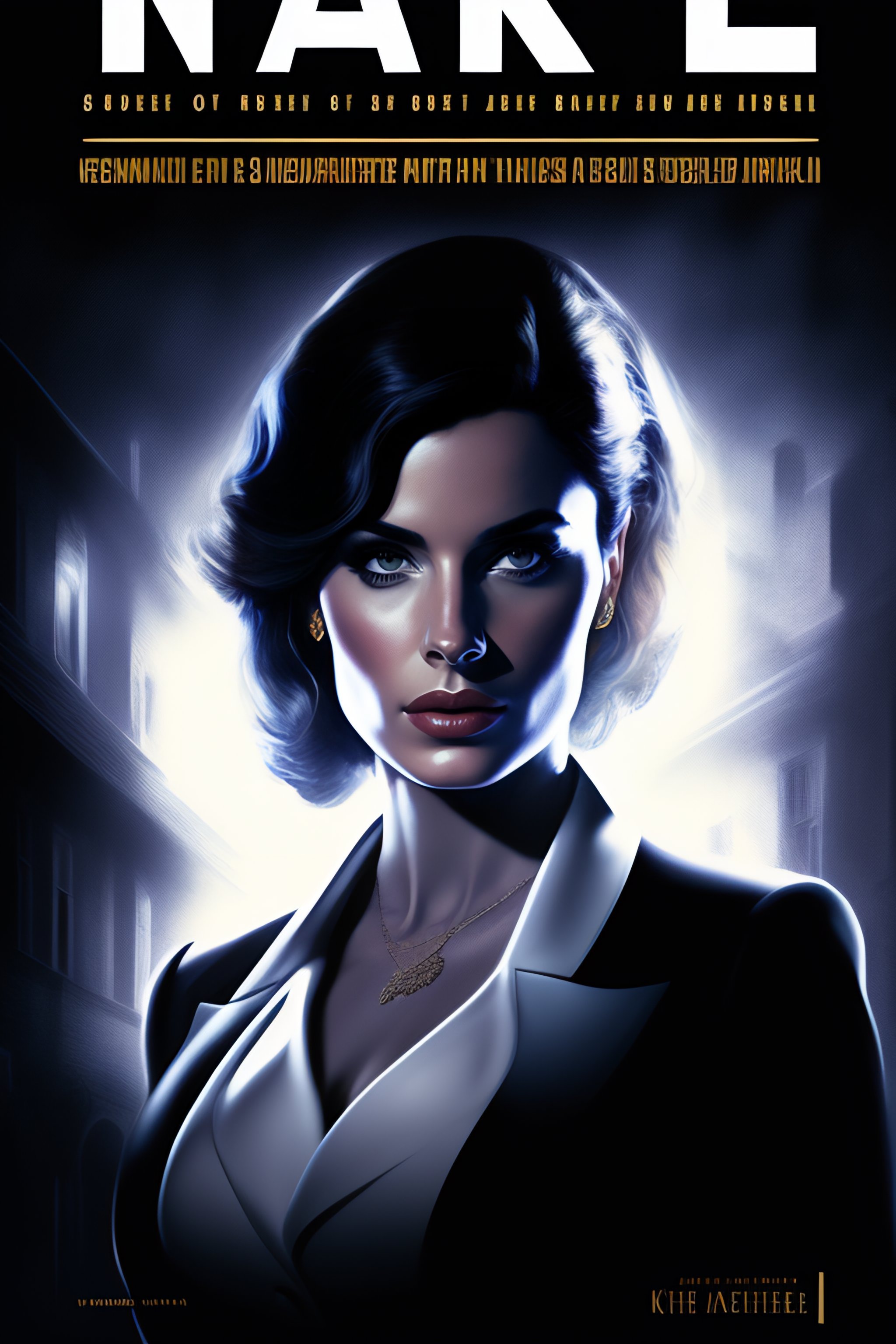 Lexica - Book cover: an image of a dark, crowded nightclub with a ...