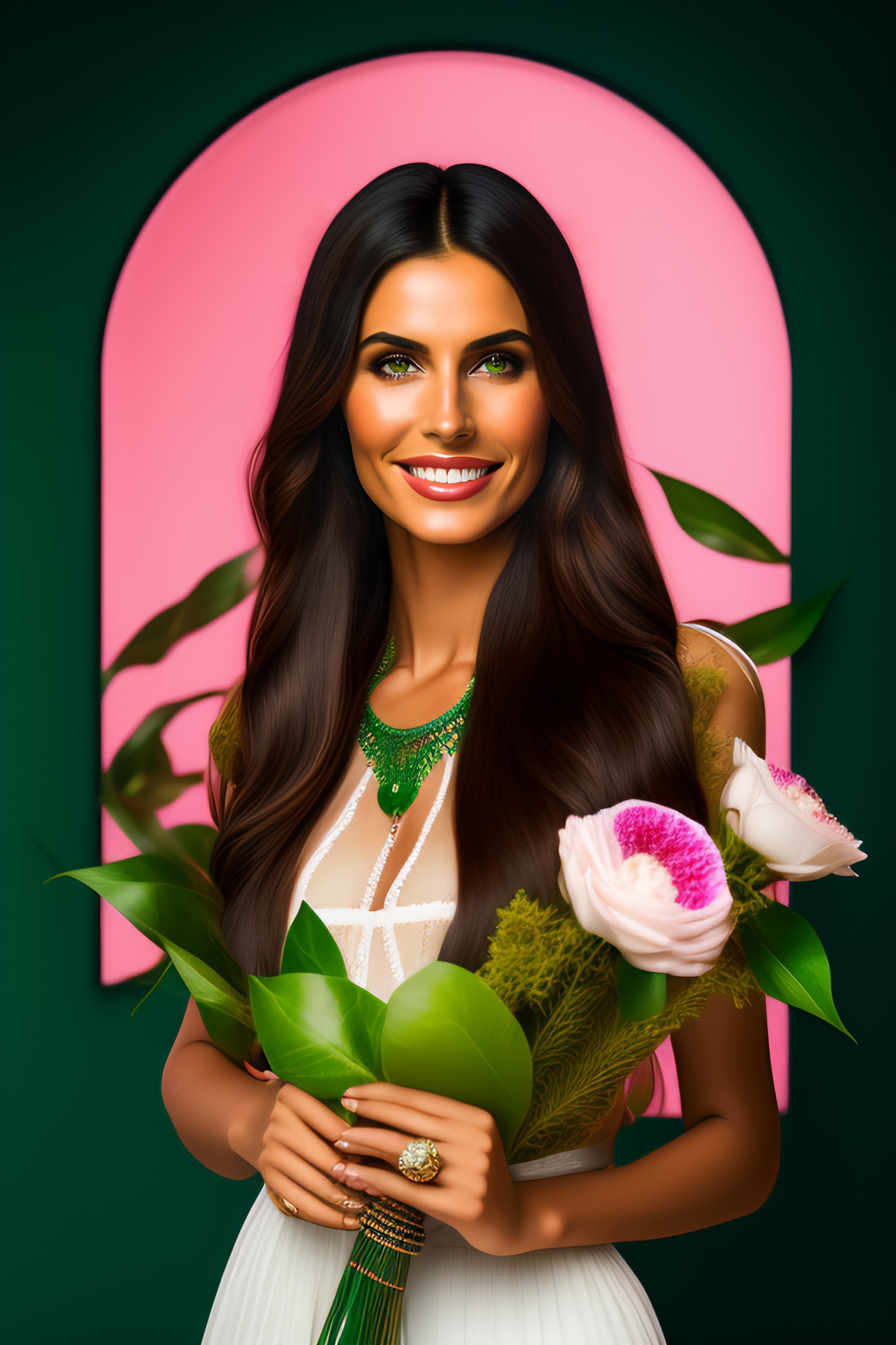 Lexica - A portrait of beautiful modern, turkish woman with long ...