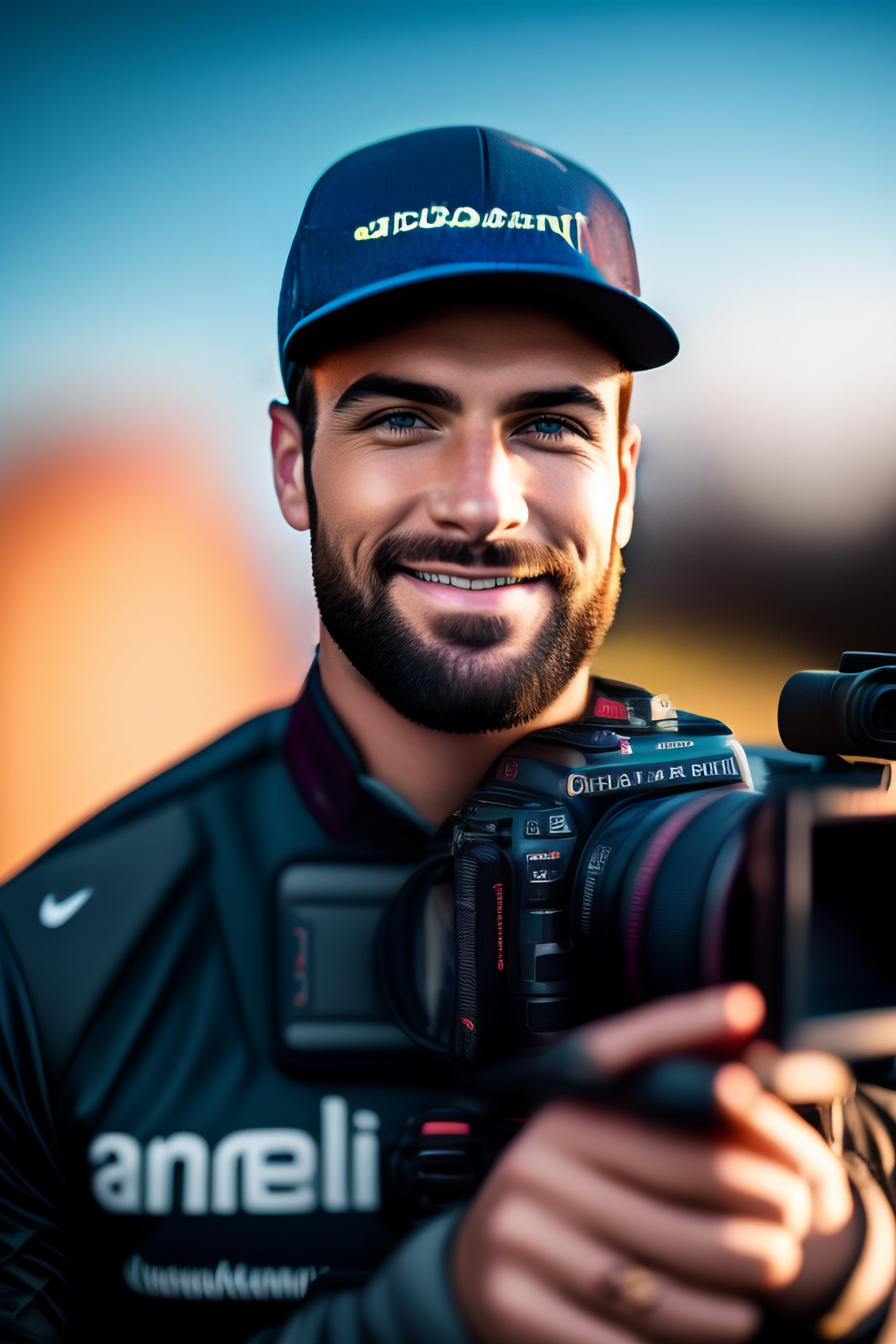 Lexica - Give the camera guy a profesional shoulder held video camera ...