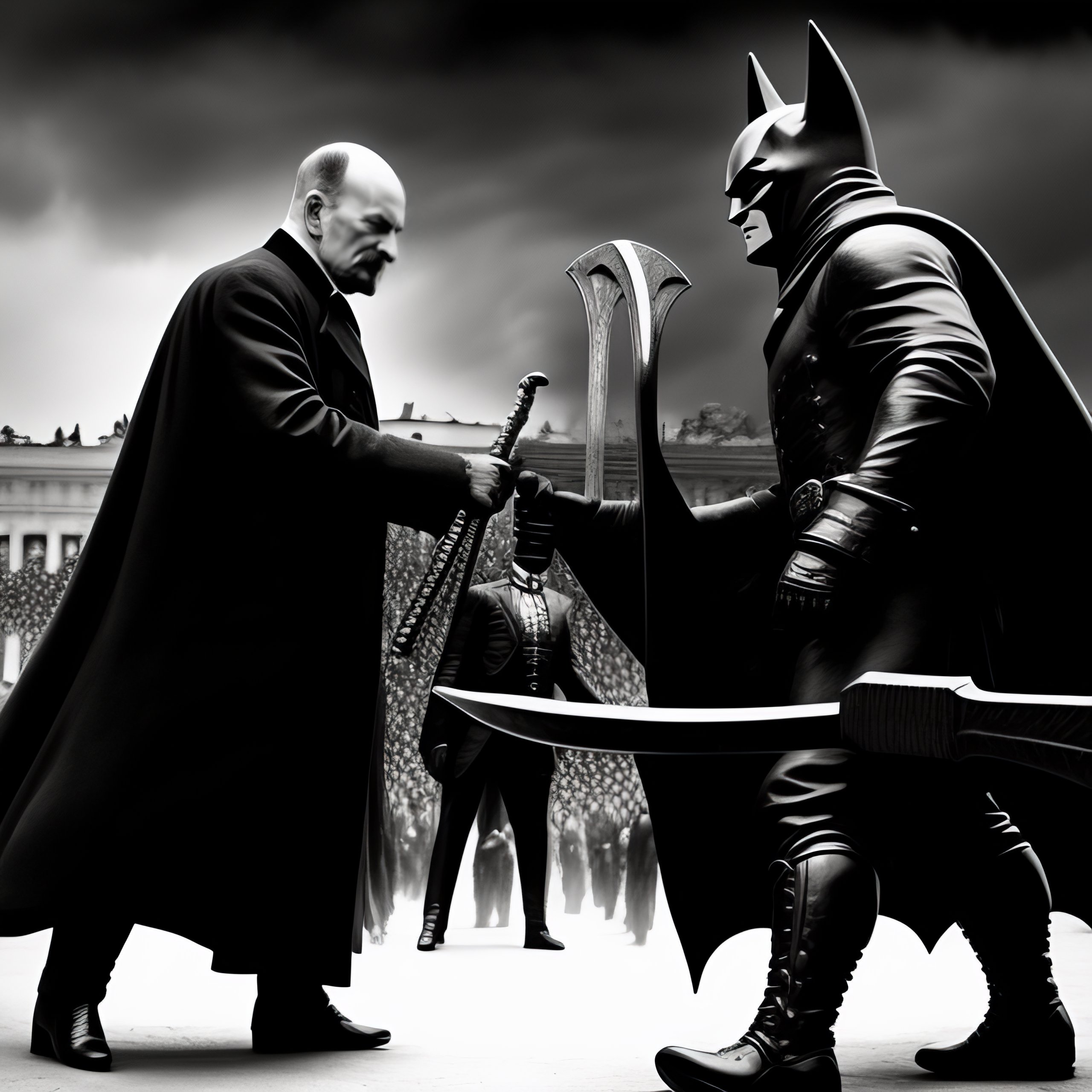 Lexica - Vladimir Ilyich Lenin, with an axe in his hands, fighting with ...