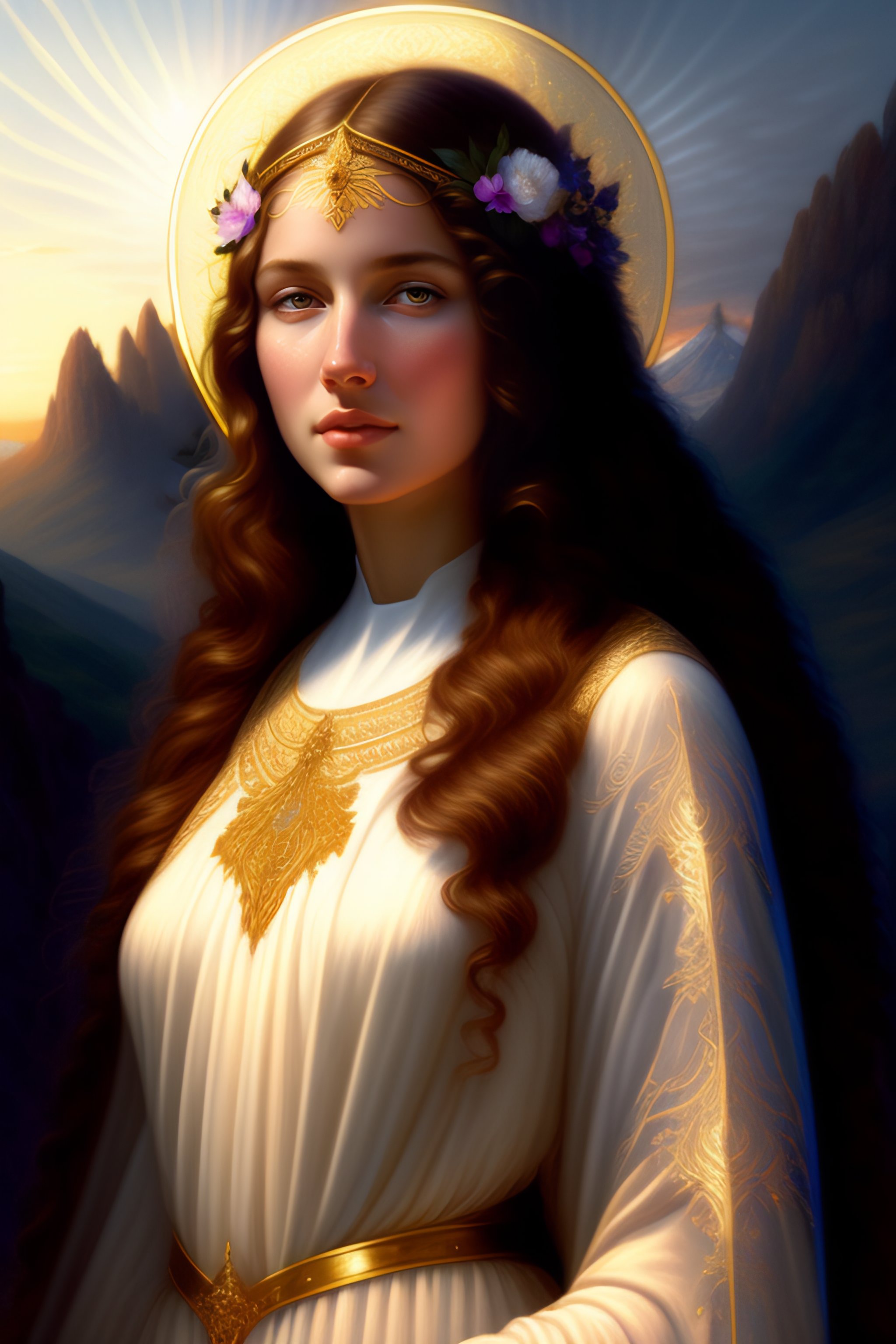 Lexica - Virgin mary of perpetual succor full body with beautiful lace ...