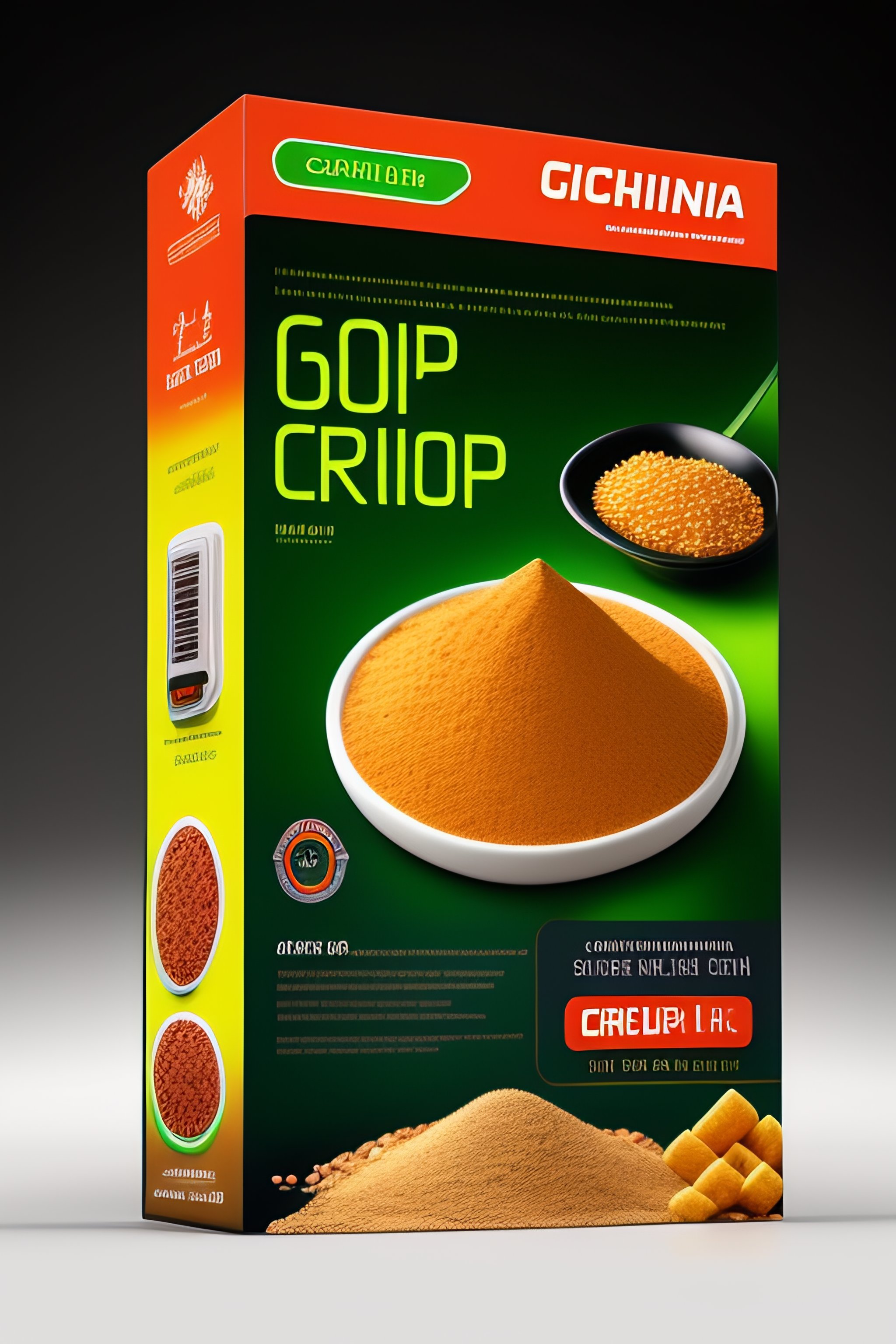 Lexica - Cereal box for “NVIDIA GPU CRUNCHES” - the computer chip ...