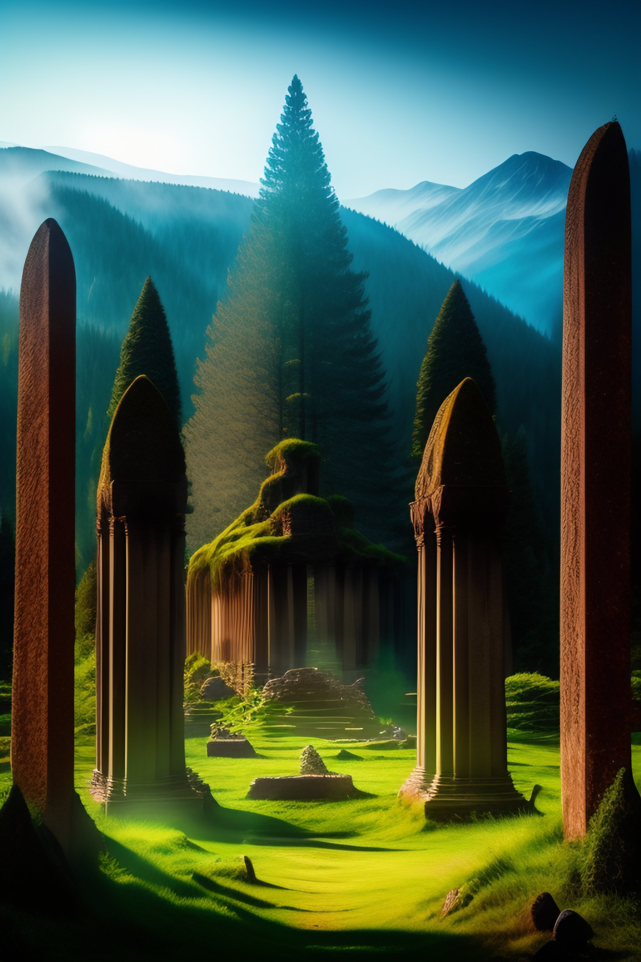 Lexica - Egregore Mythical creatures Fantasy landscape Magic Enchanted ...