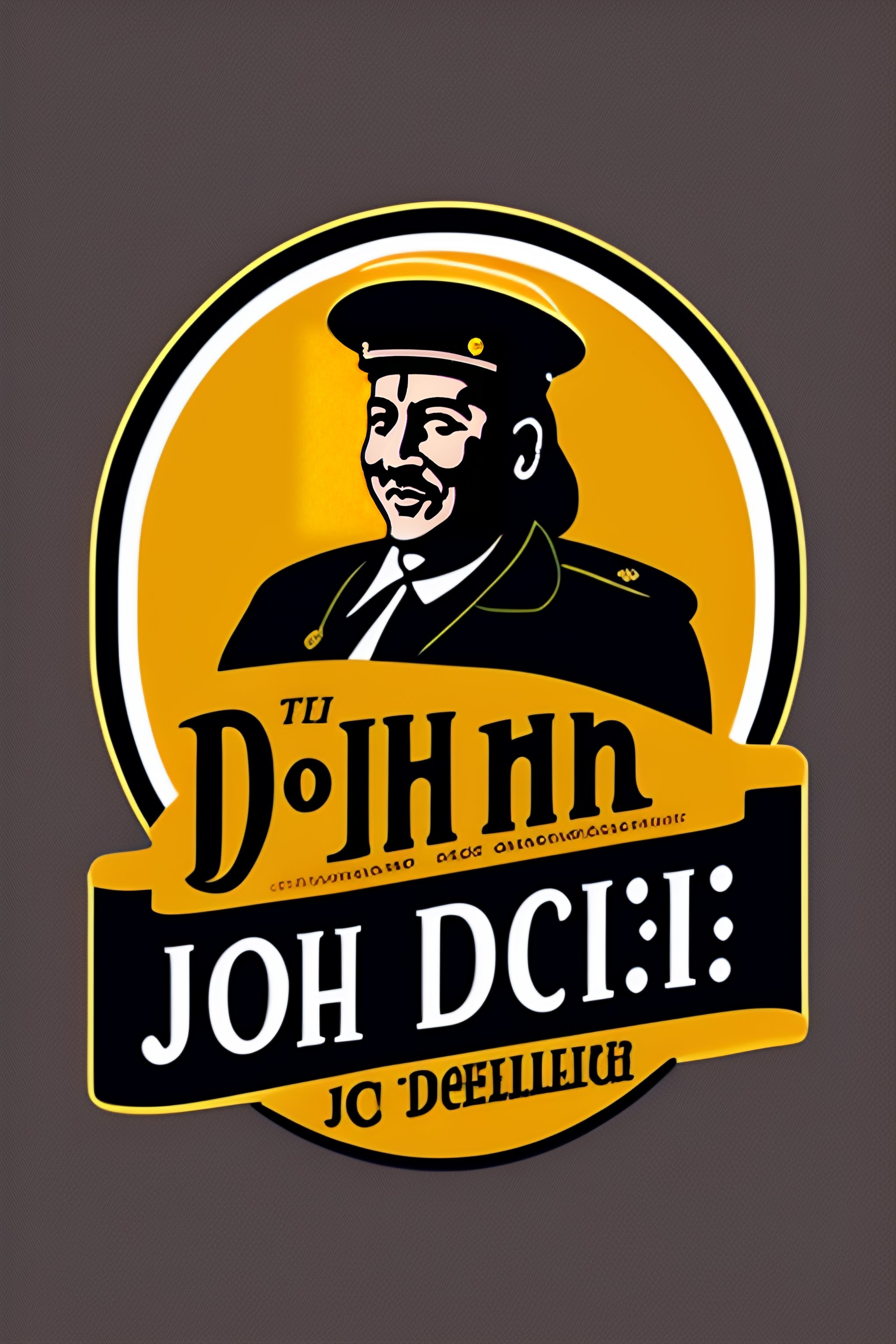 Lexica - "John Doe Records" logo cartoon