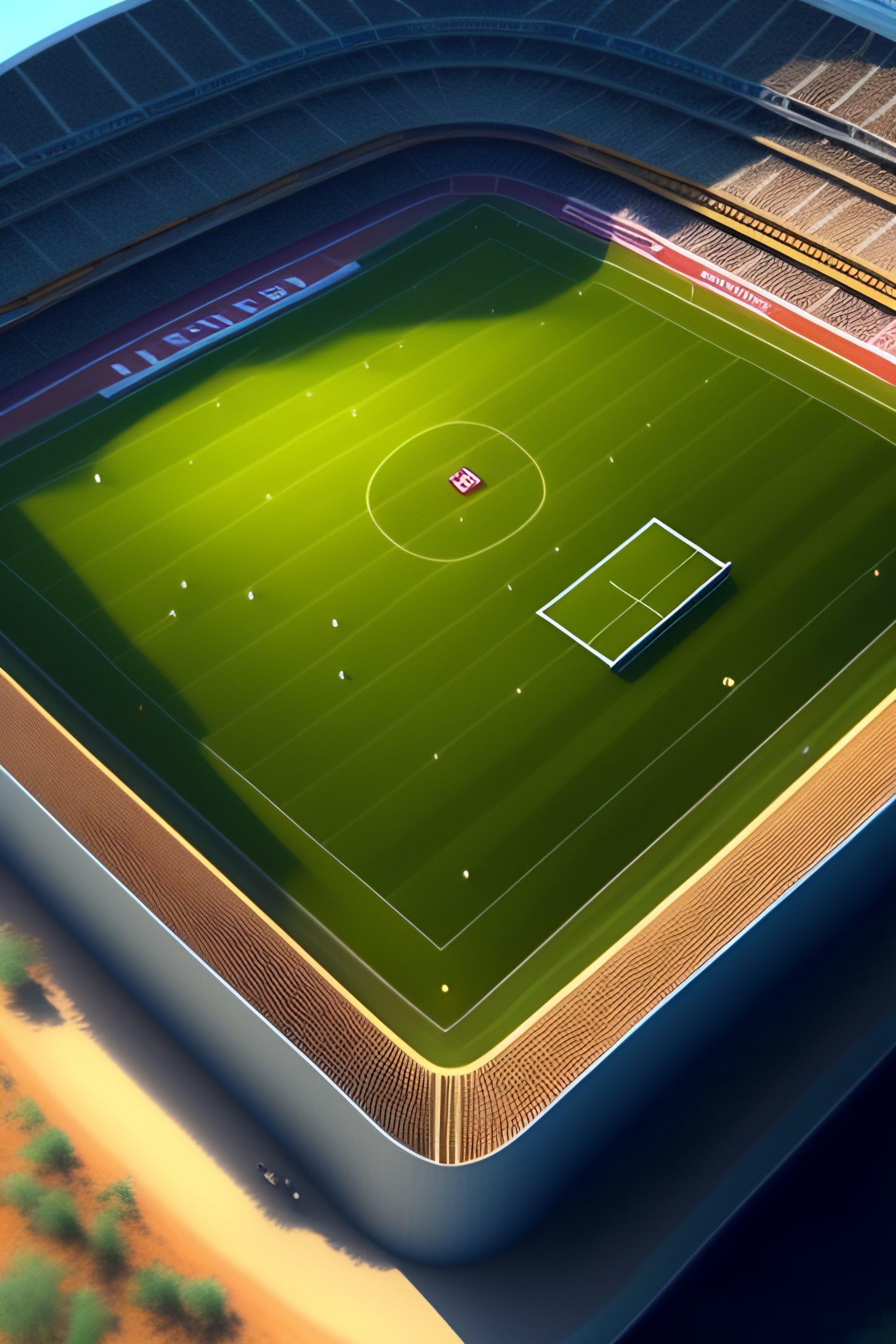 Lexica - Football stadium in Oman in the future