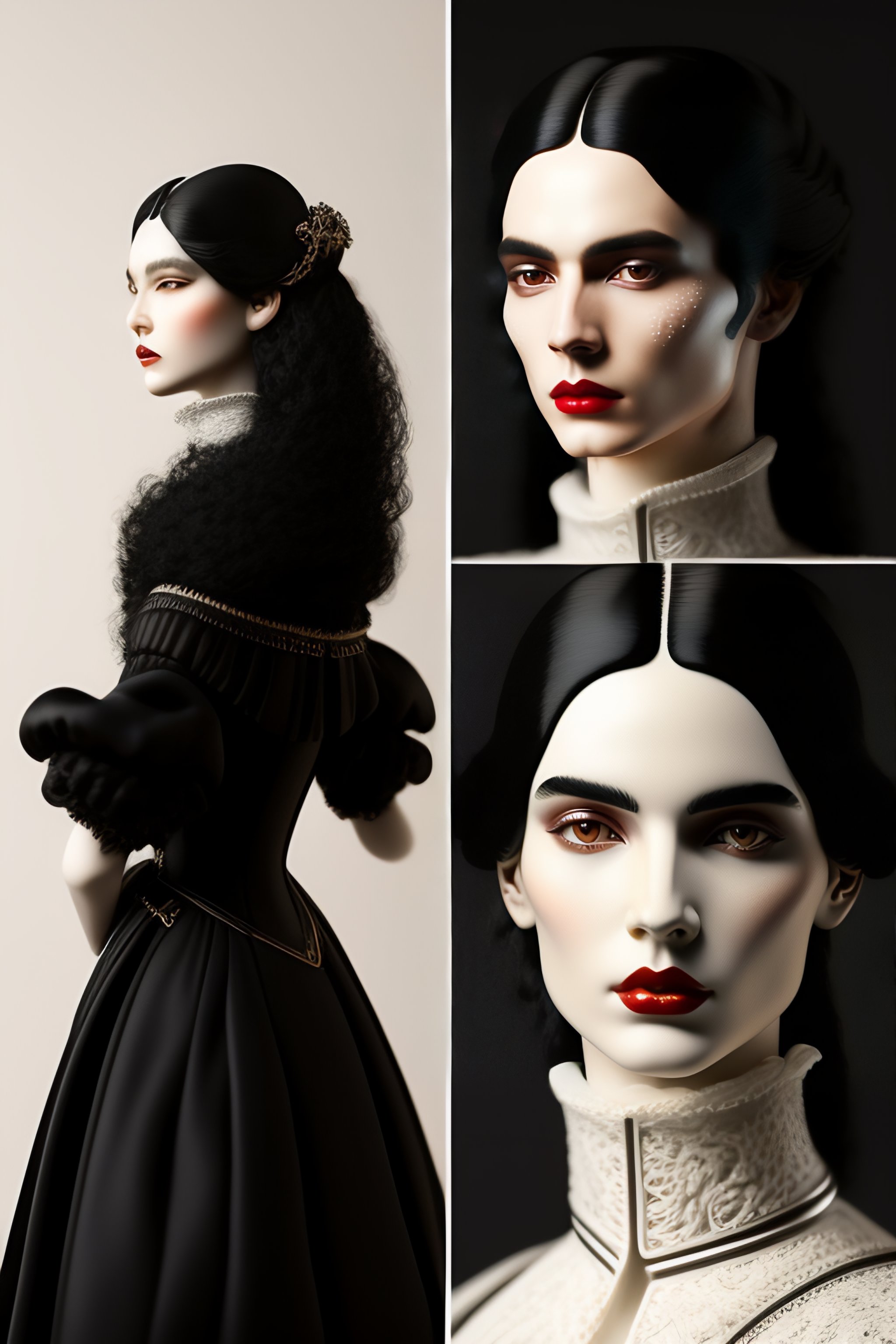 Lexica - A white, black haired vampire from 16th century, France. Model ...
