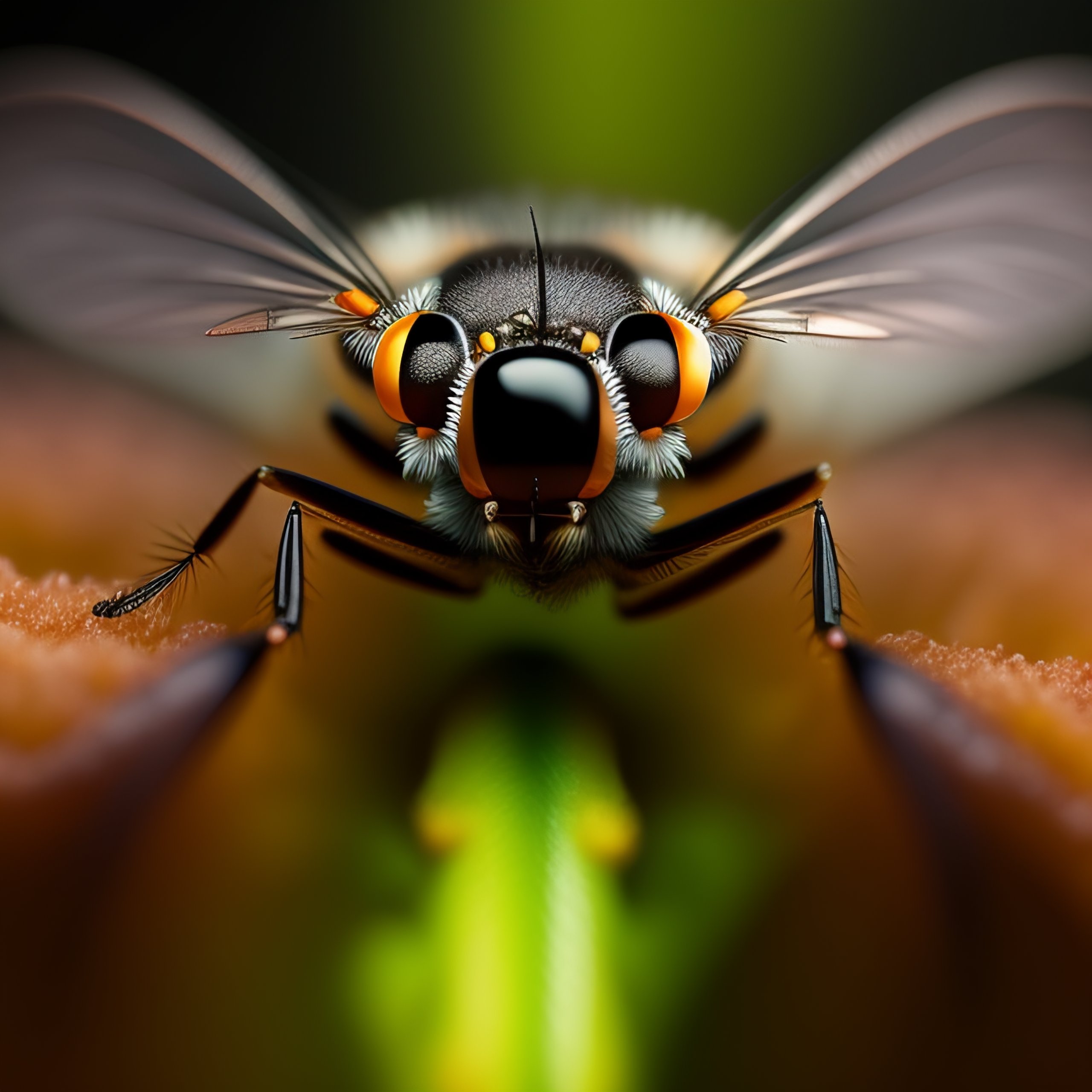 Lexica - Amazing stunning photo of a cross between a fly and a human ...