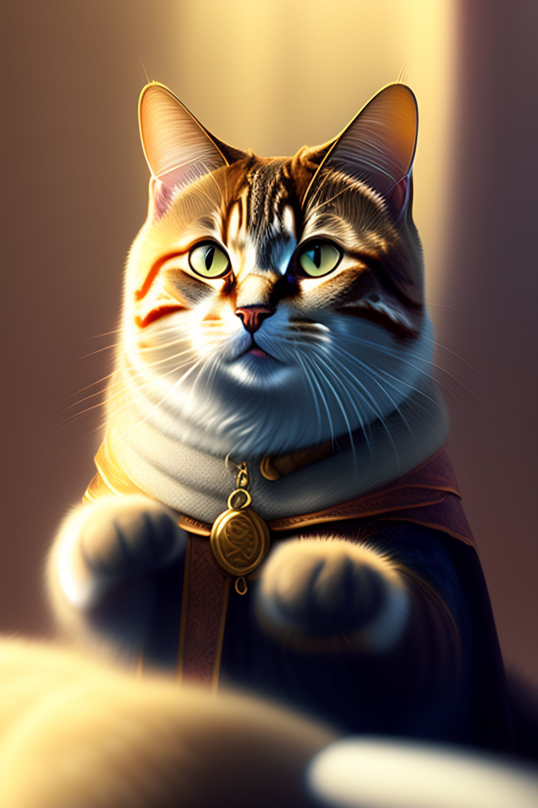 Lexica - Jedi cat doing jedi things