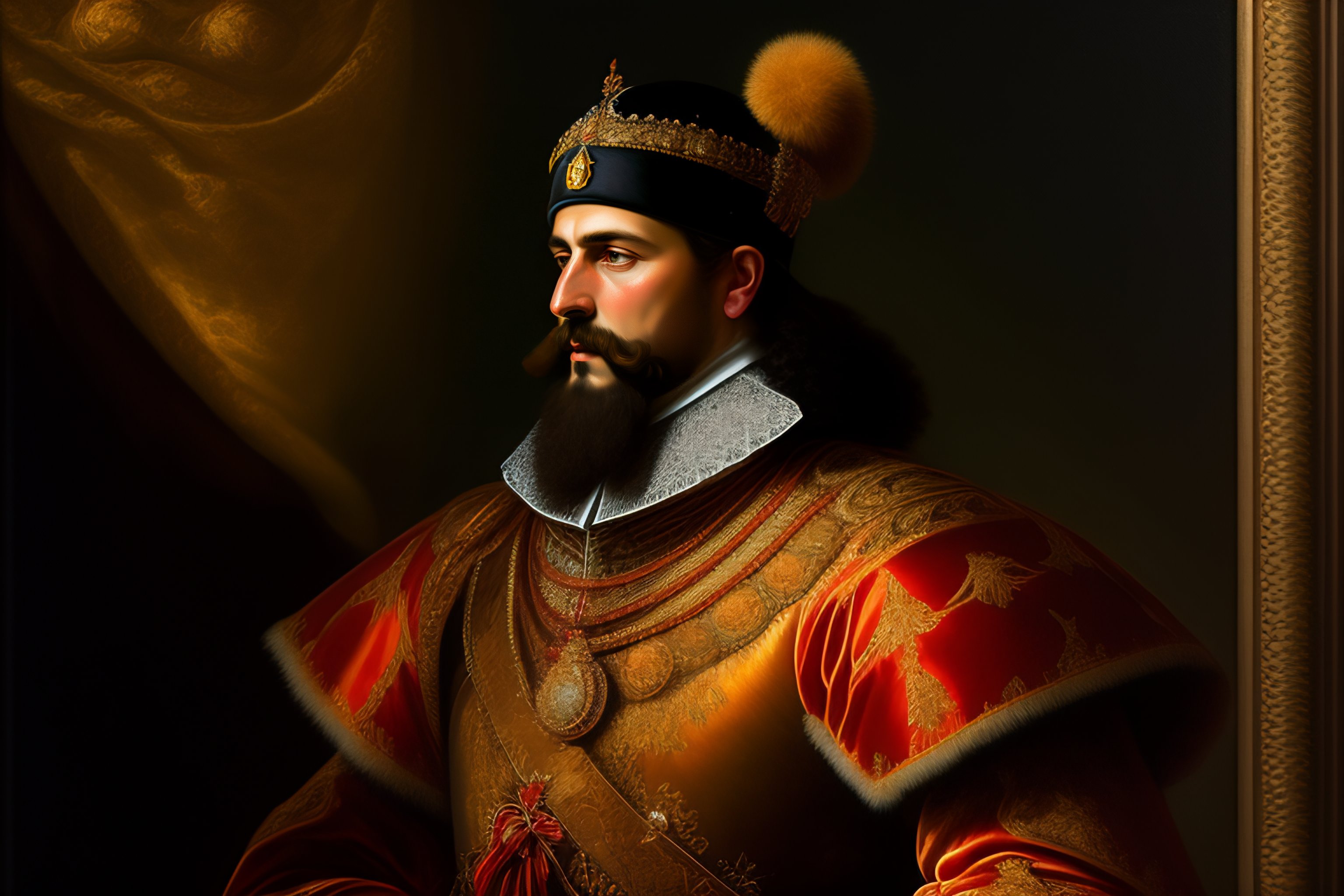 Lexica - Portrait of a Spanish king by Rembrandt