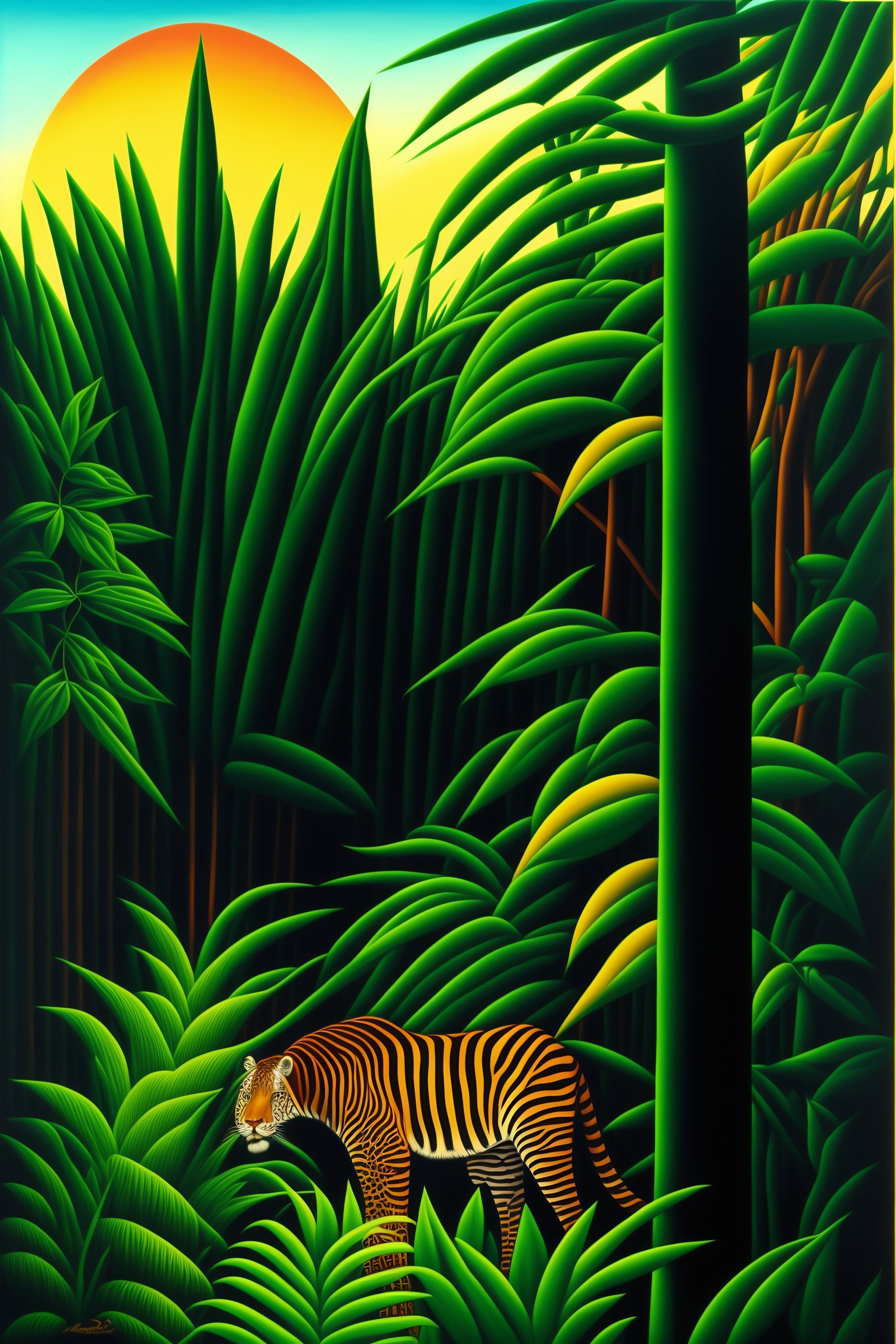 Lexica - The Equatorial Jungle by Henri Rousseau