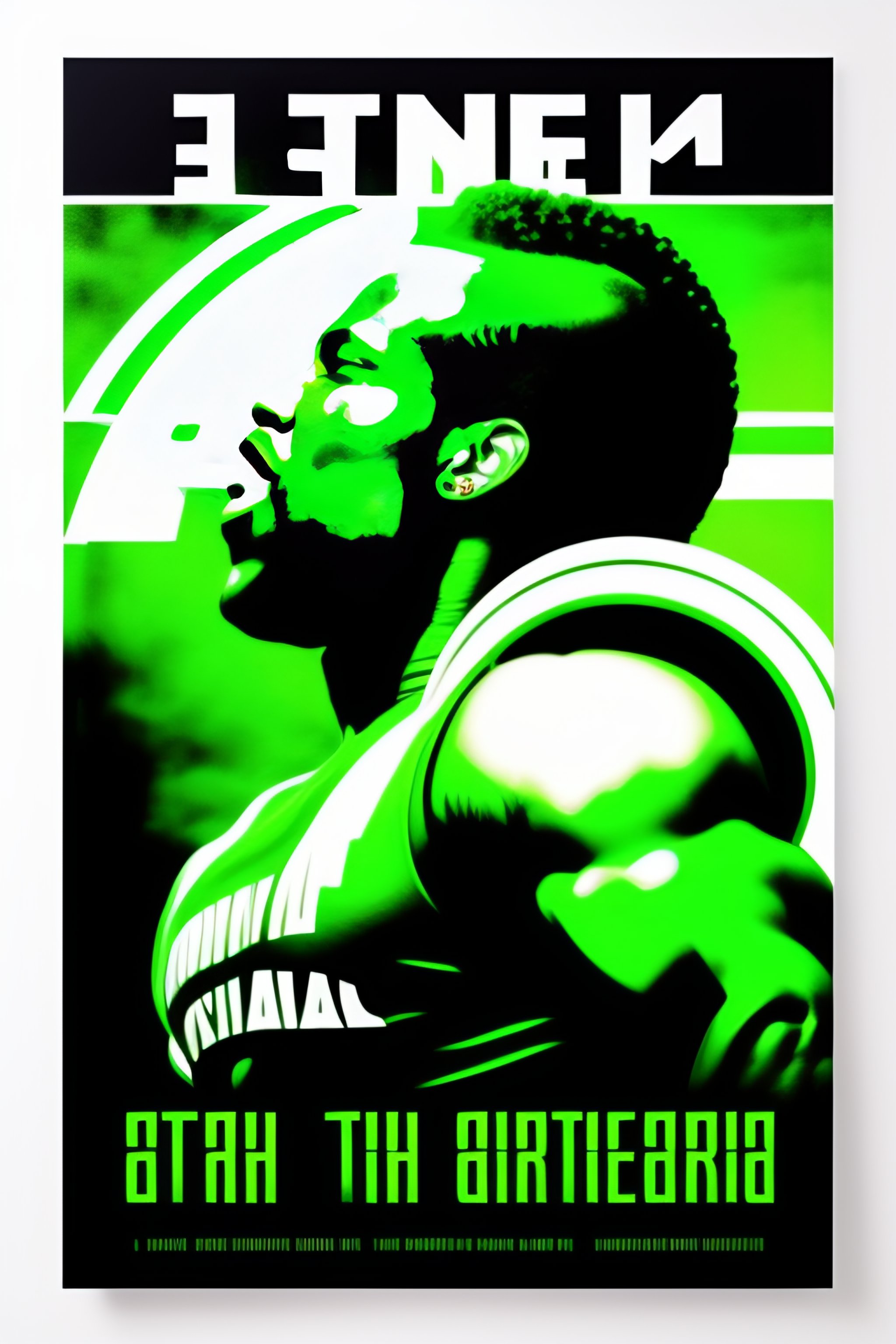 Lexica - Street art poster inspire by communist propaganda, green ...