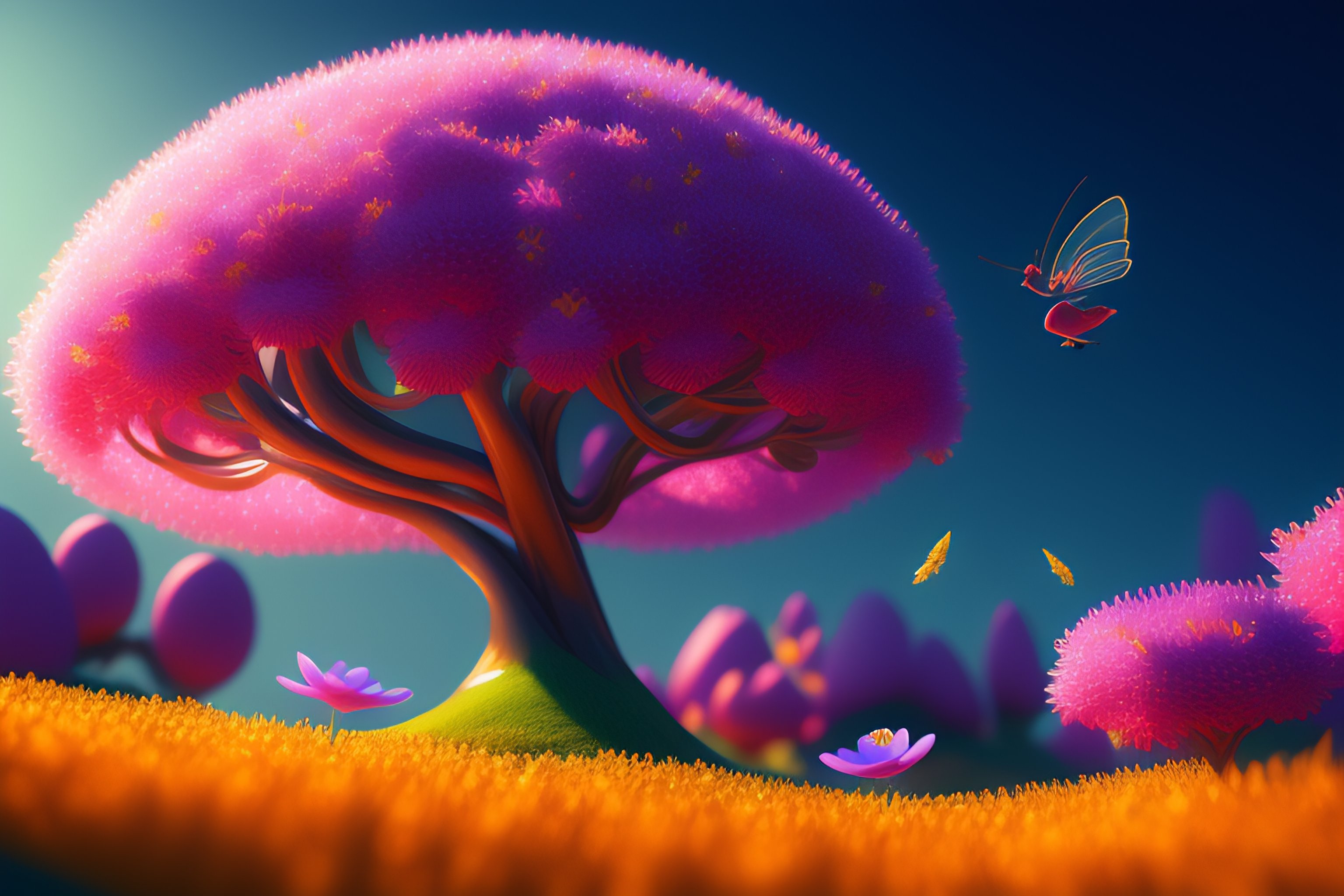 Lexica - First person perspective digital illustration of a whimsical ...