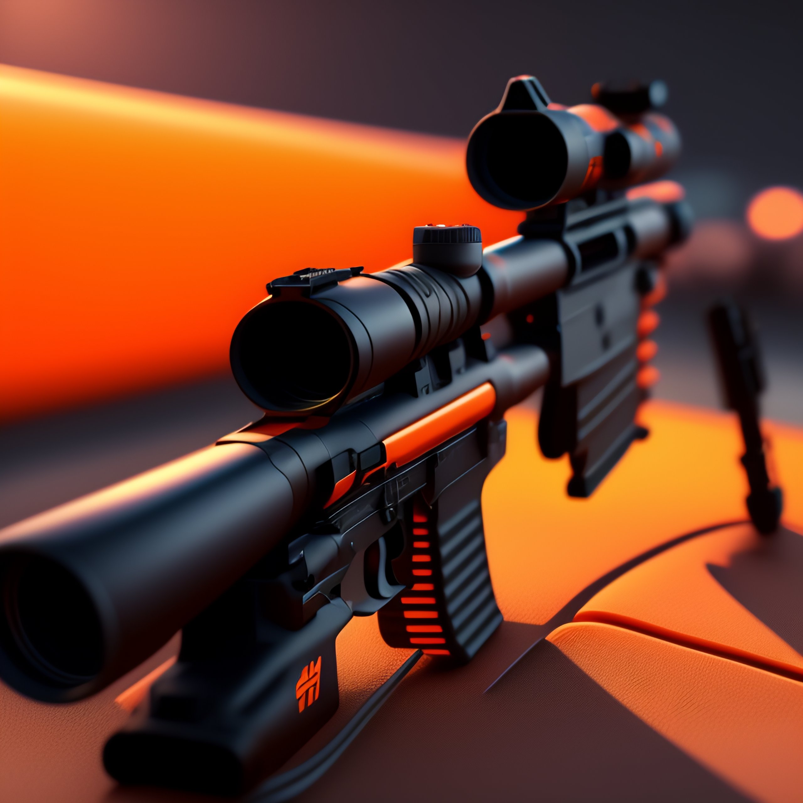 Lexica - CS-GO terrorist sniper shotting, hollographic orange details ...