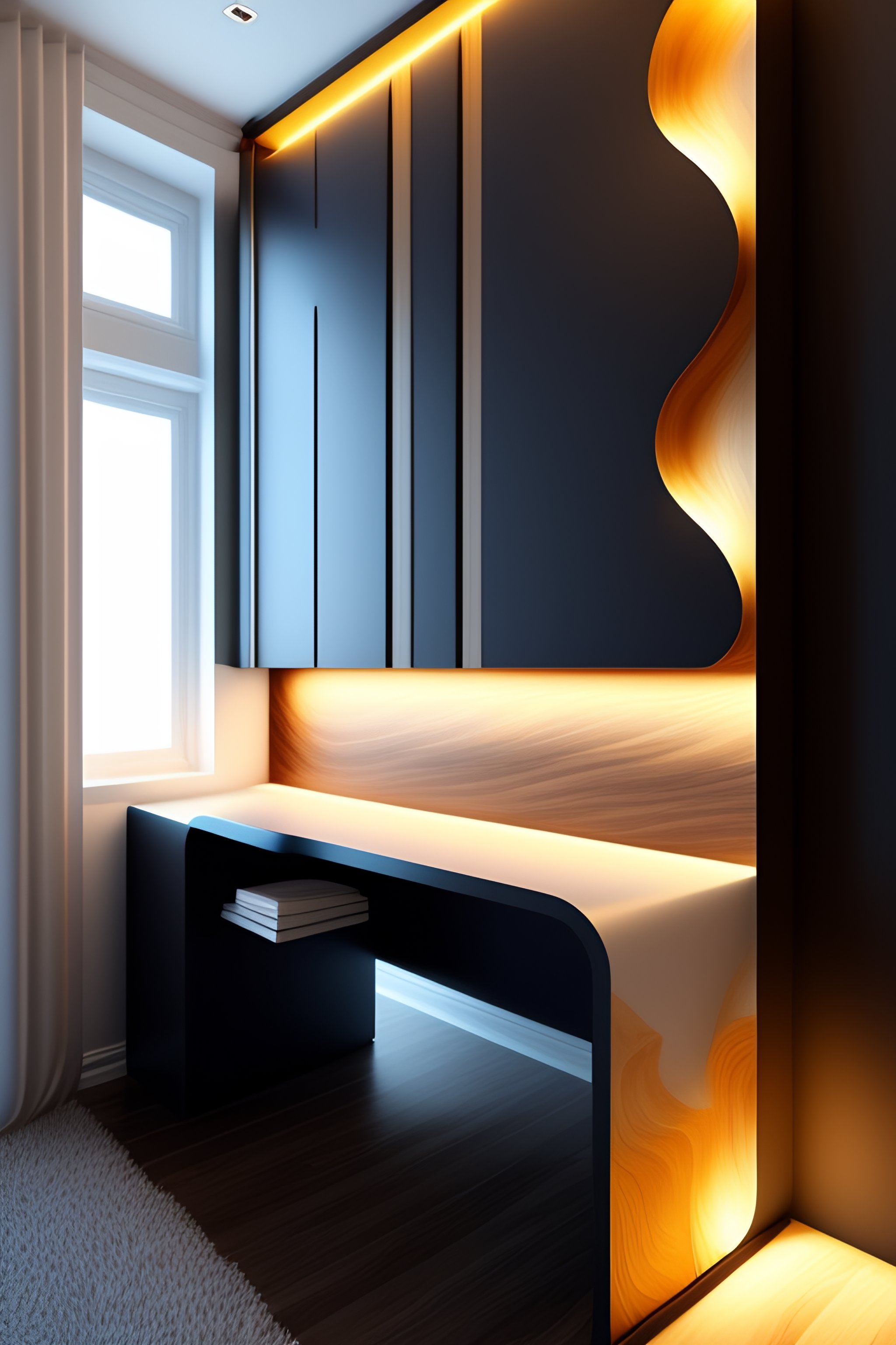 Lexica - 3d flow wall desk