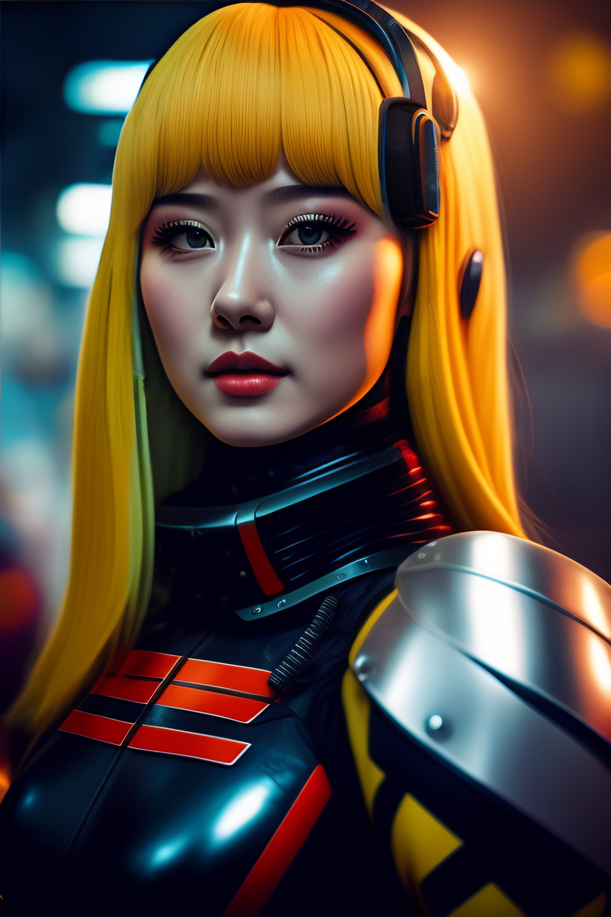Lexica - Photoreal, cosplay, Cosplayer, cyber punk, Kanna Hashimoto ...