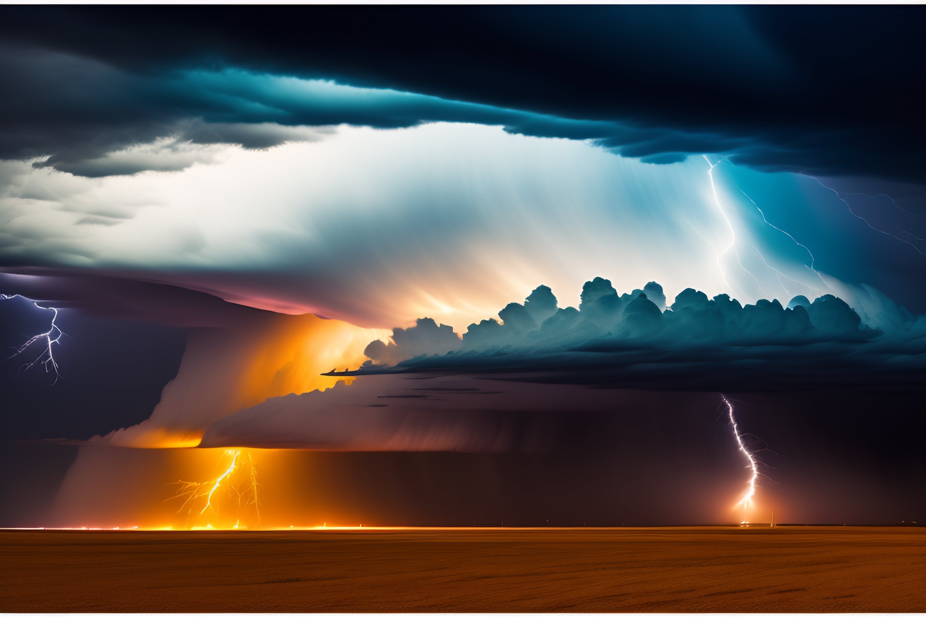 Lexica - Eilaboun dramatic storm lightning surreal