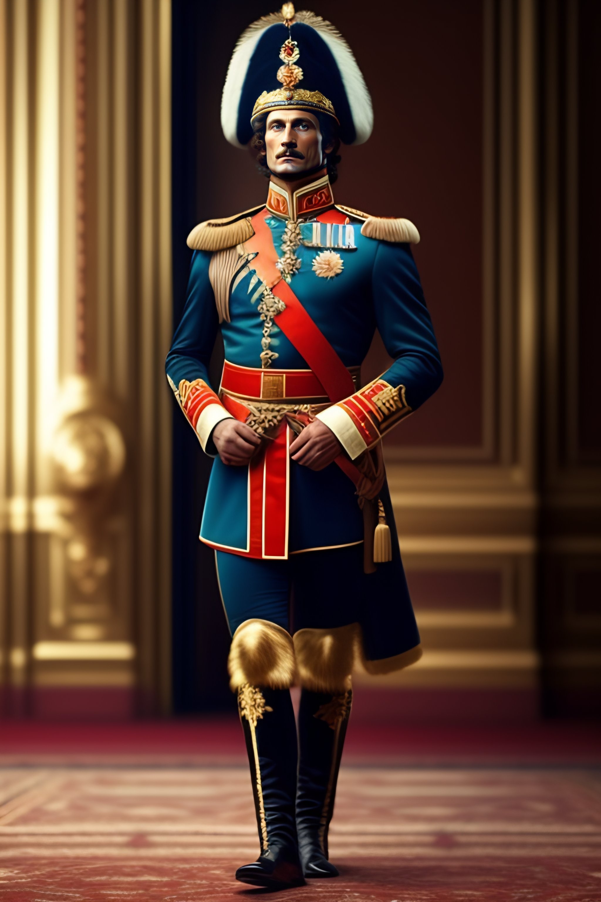 Lexica - Putin in costume napoleon, highly detailed, smooth, sharp ...