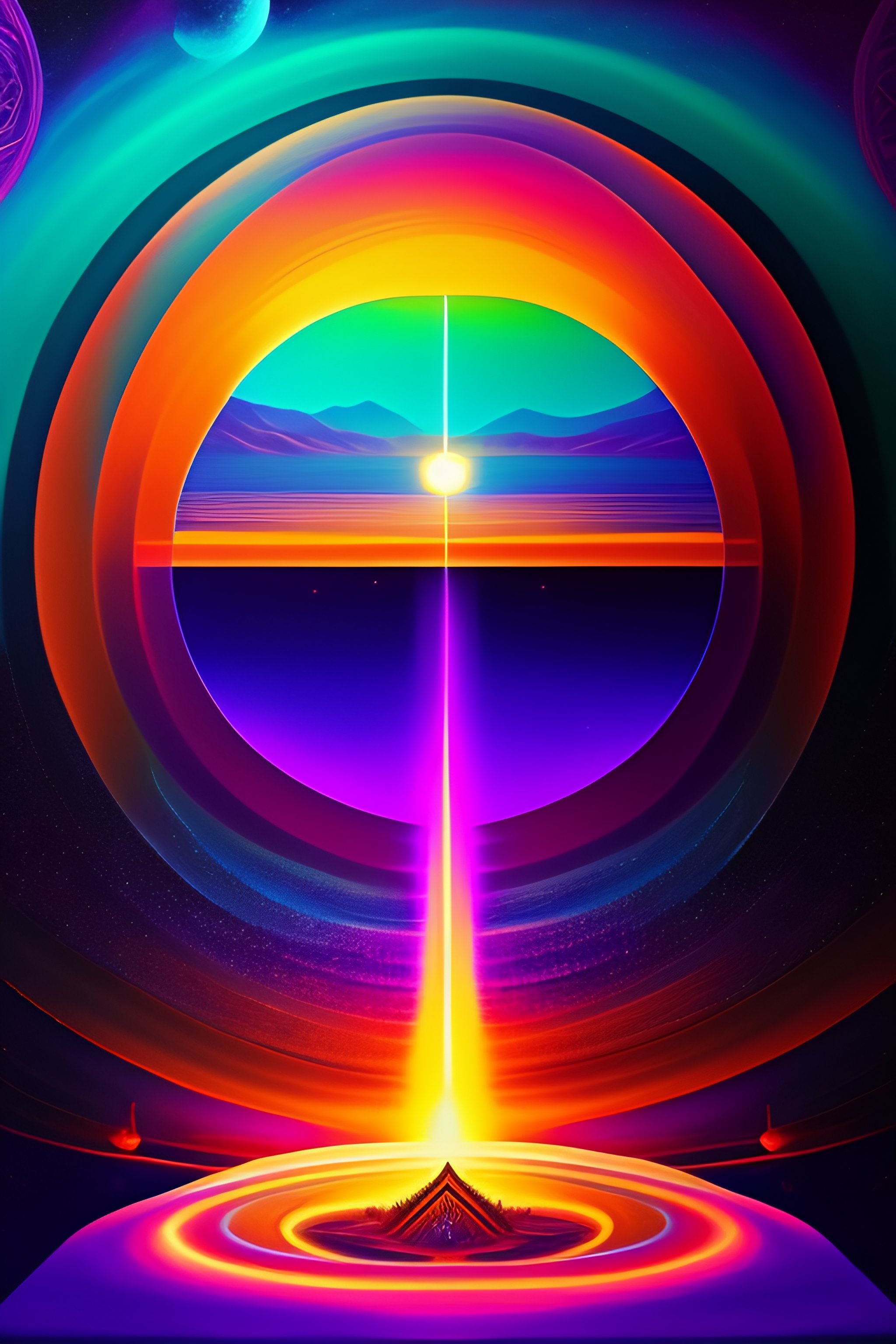 Lexica - Opening your third eye, surrounded by psychedelic visions ...