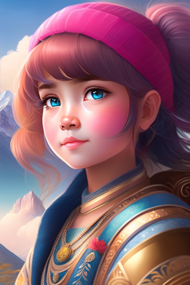 Lexica - In a small village nestled at the foot of a majestic mountain ...