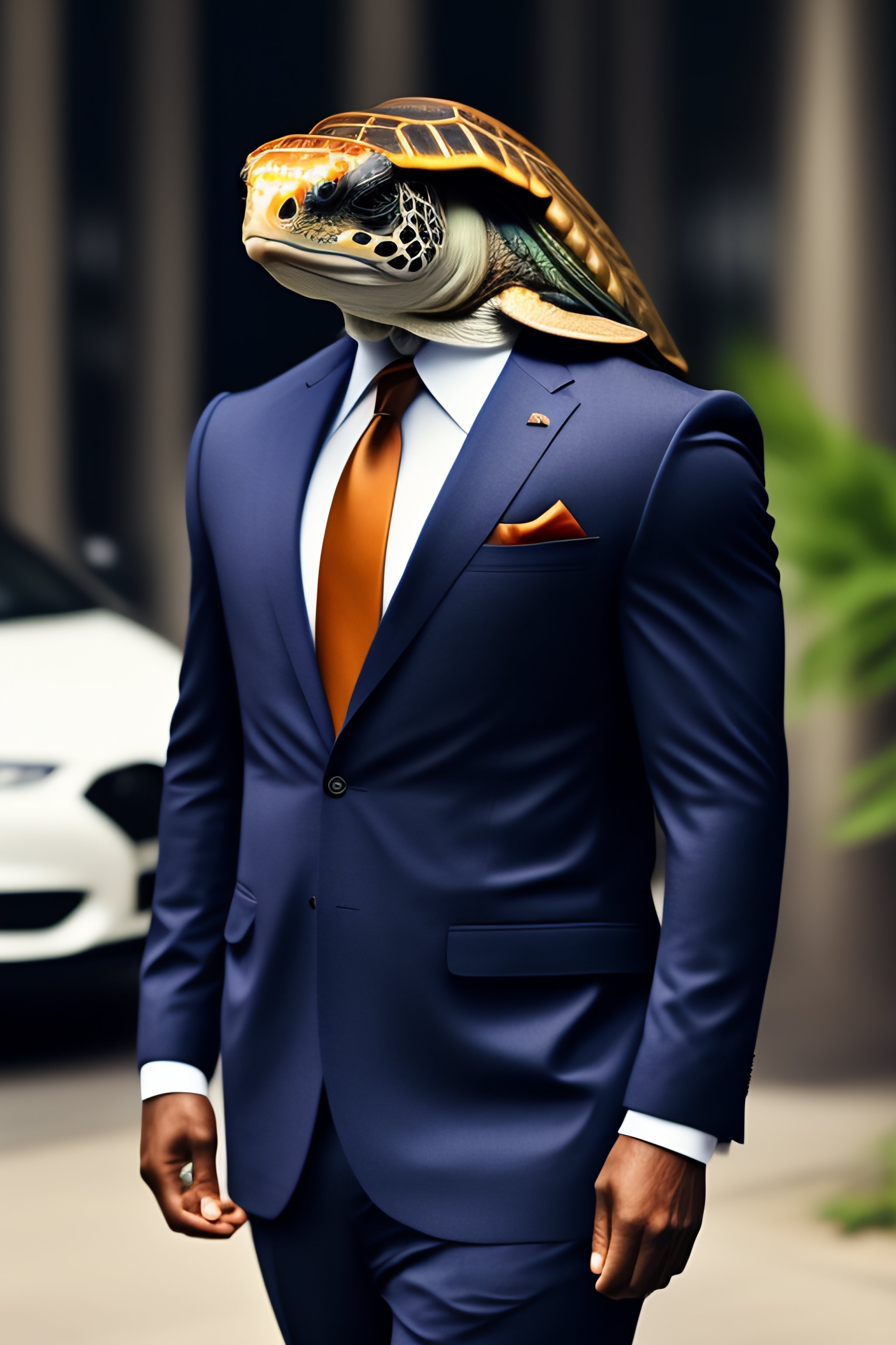 Lexica - Humanoid tortoise in a suit