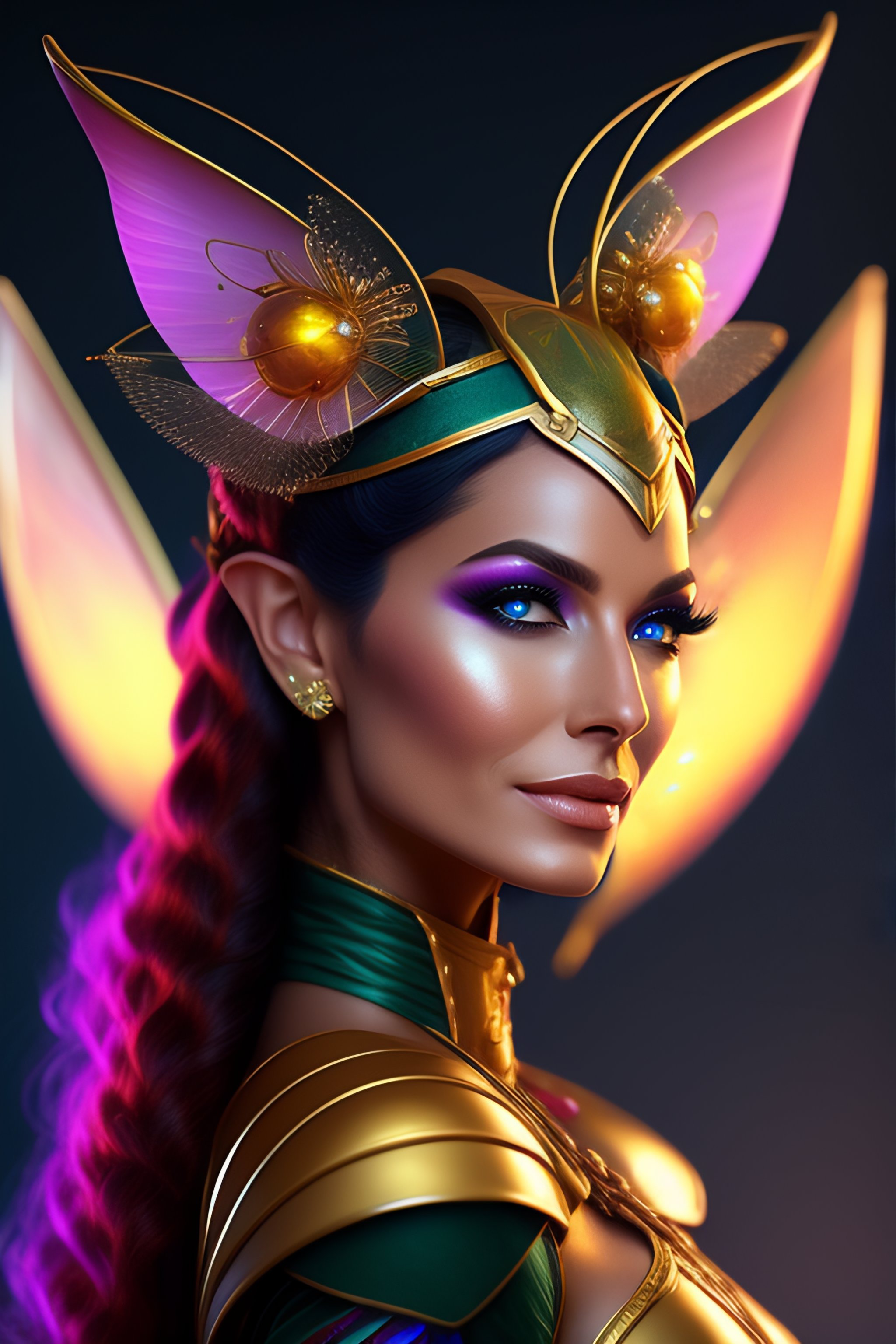 Lexica - Elf with insect antennae starfinder