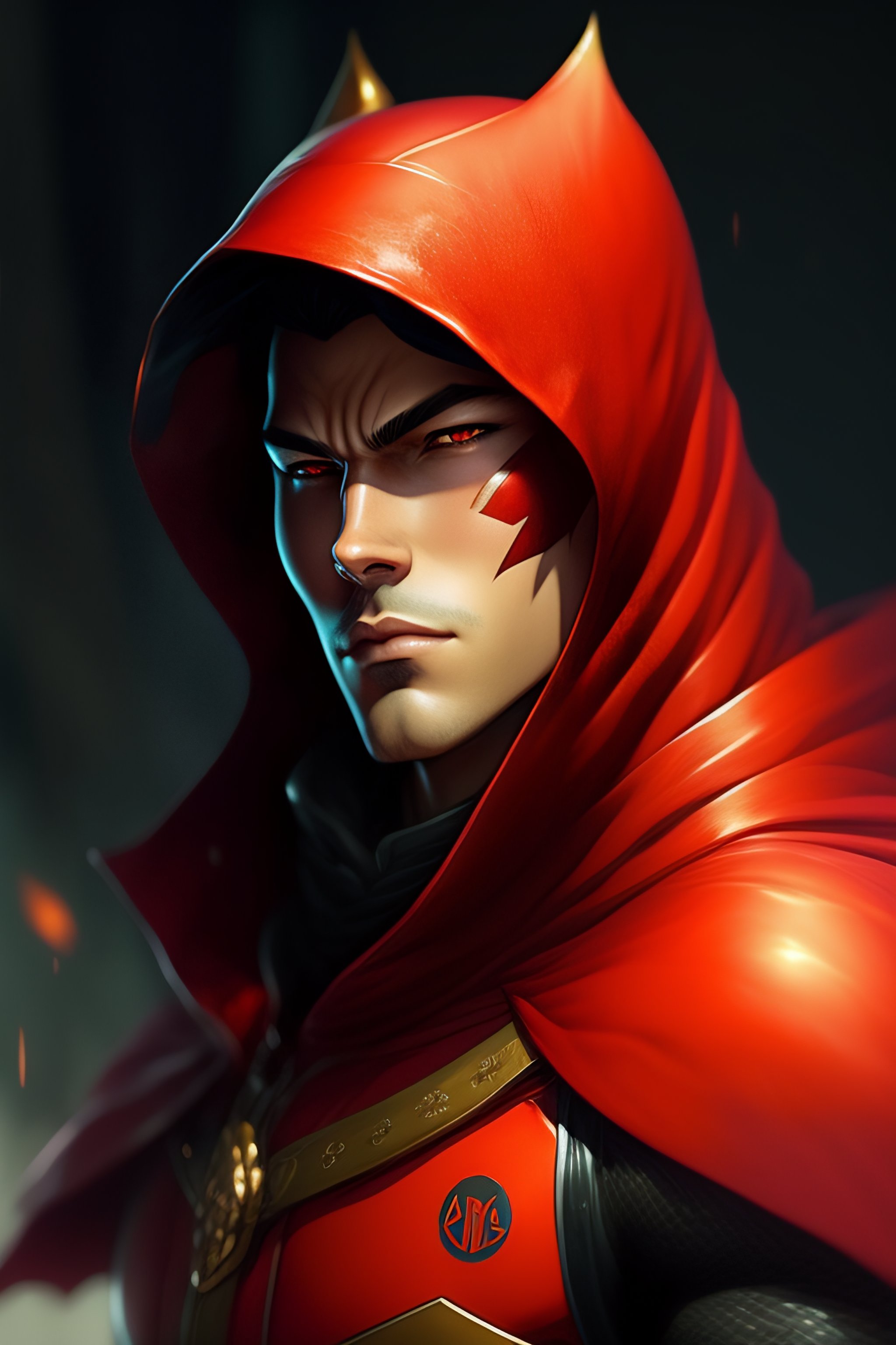 Lexica - Anime portrait of Red Hood wearing a Robin costume by Stanley ...