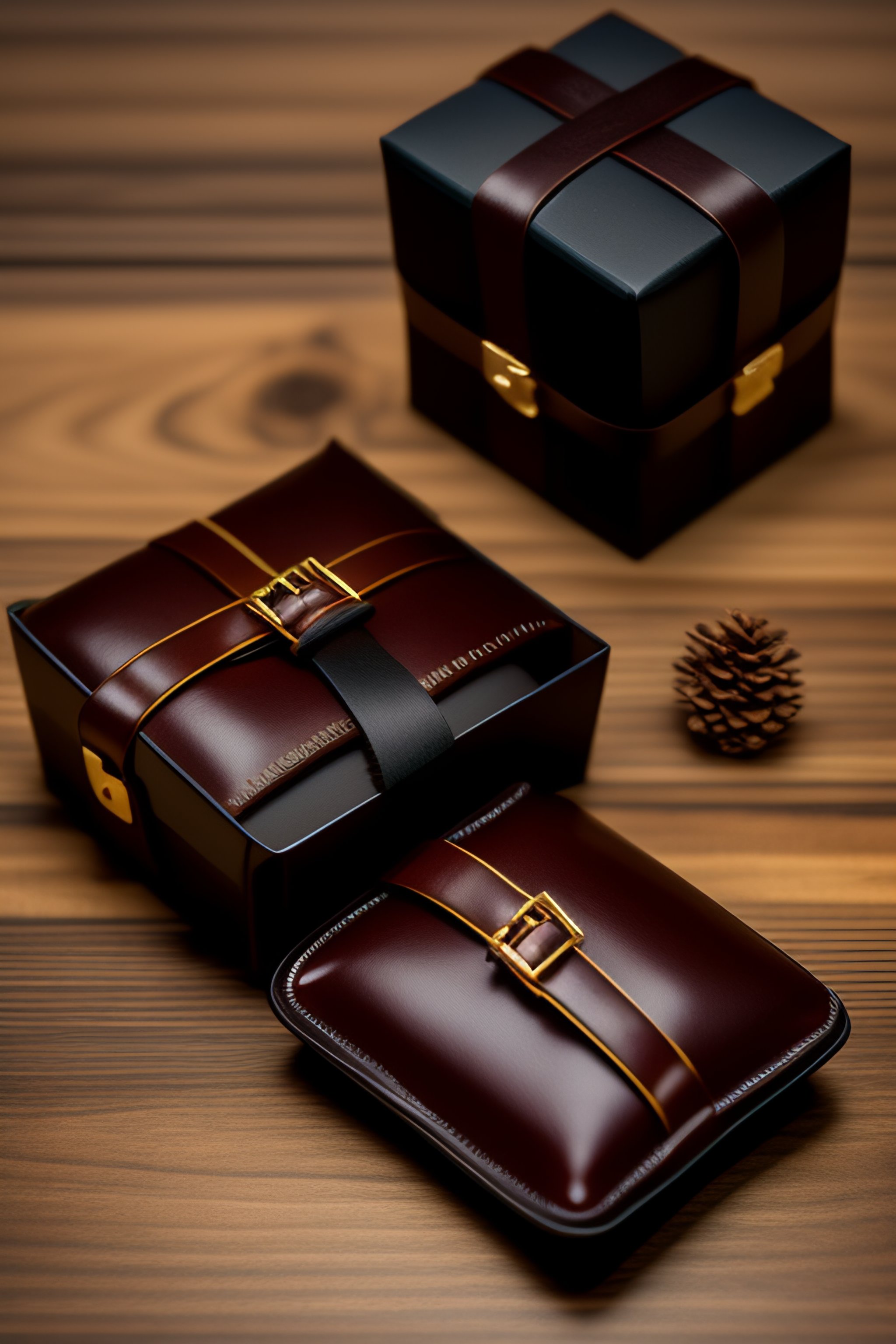 Lexica - Leather garters set