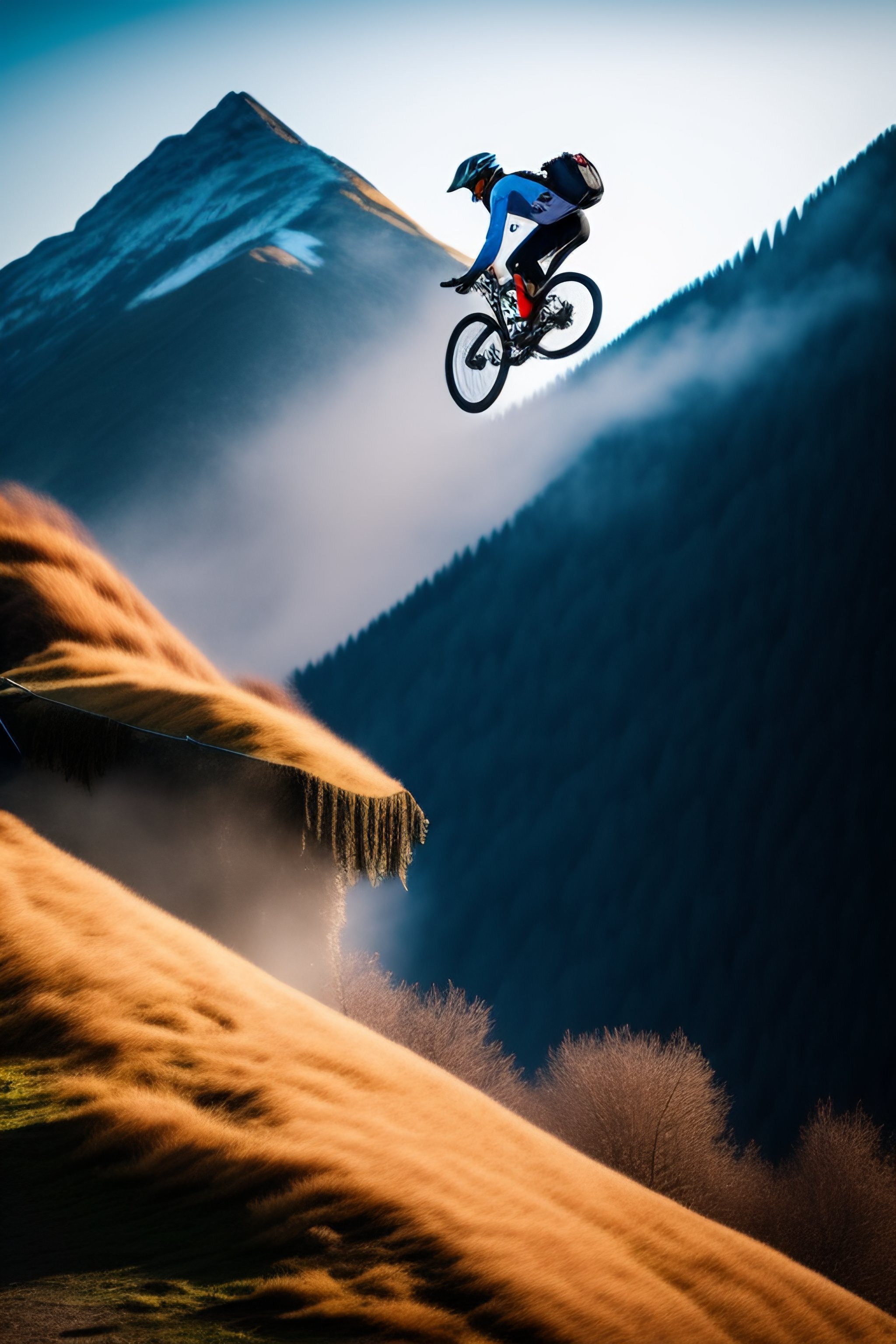Mountain Bike Jump Wallpaper
