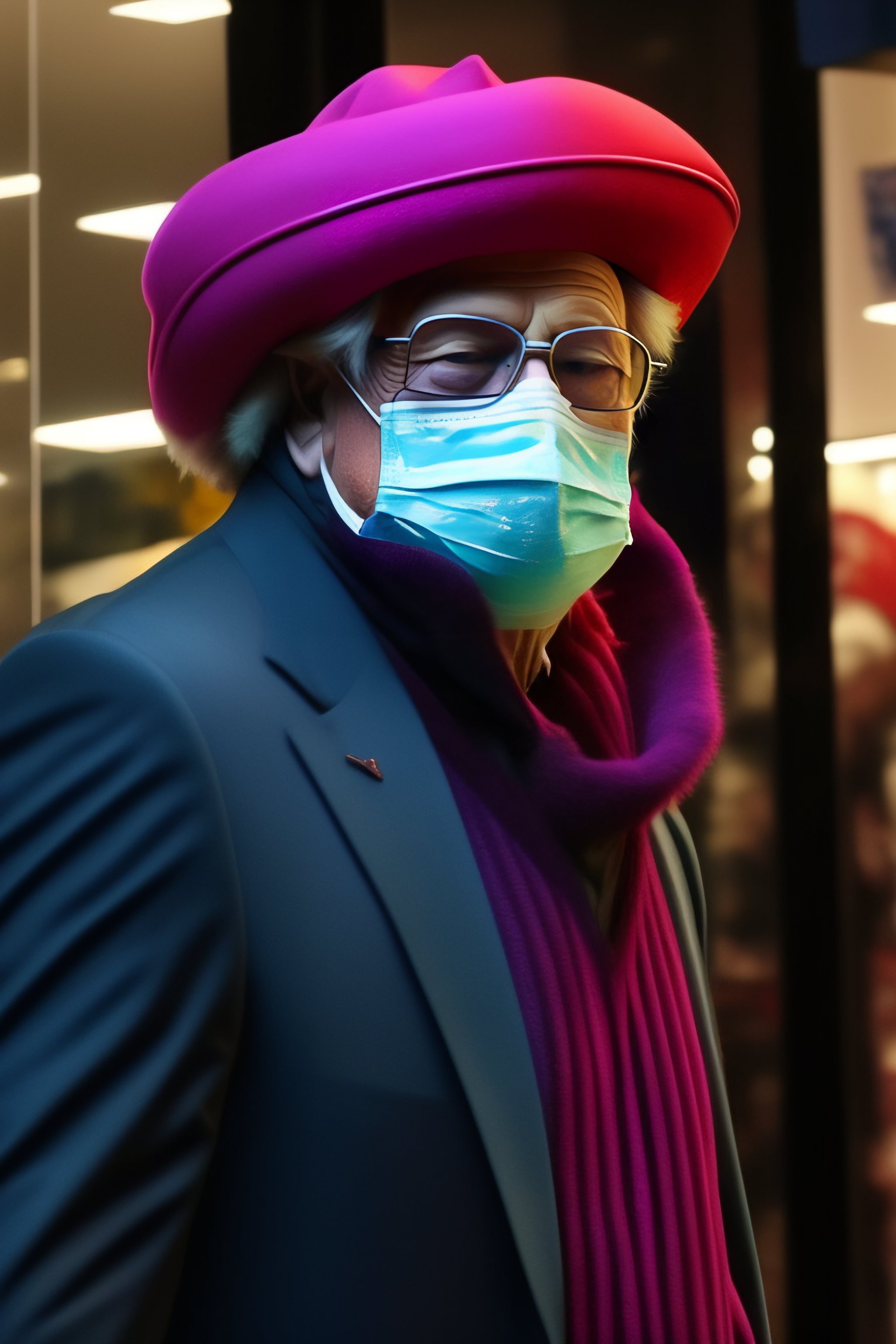 Lexica - Old sir Michael Jackson 75 years old Wearing a masquerade mask ...