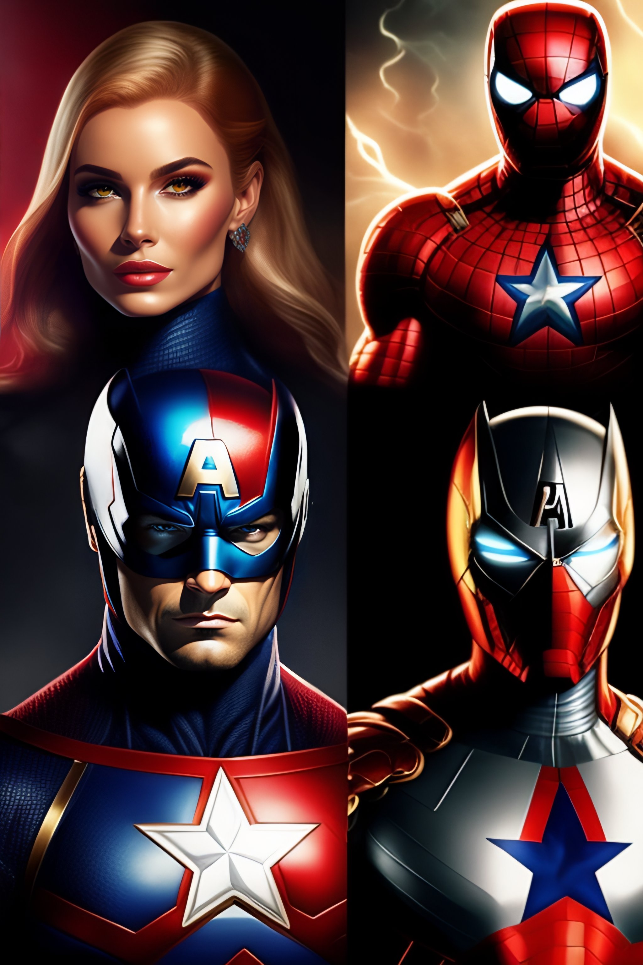 Lexica - Marvel characters