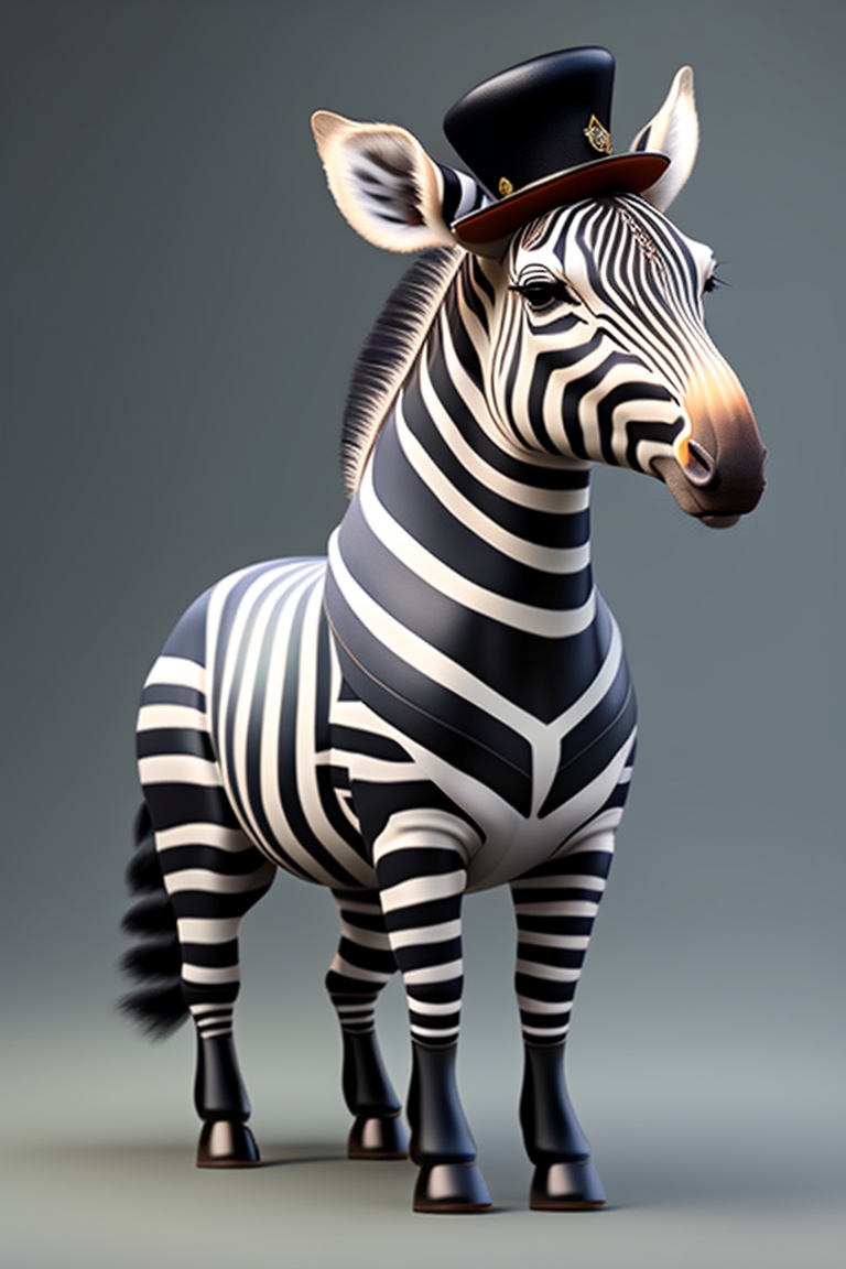Lexica - An anthropomorphic zebra dressed as a travel guide, fantasy ...