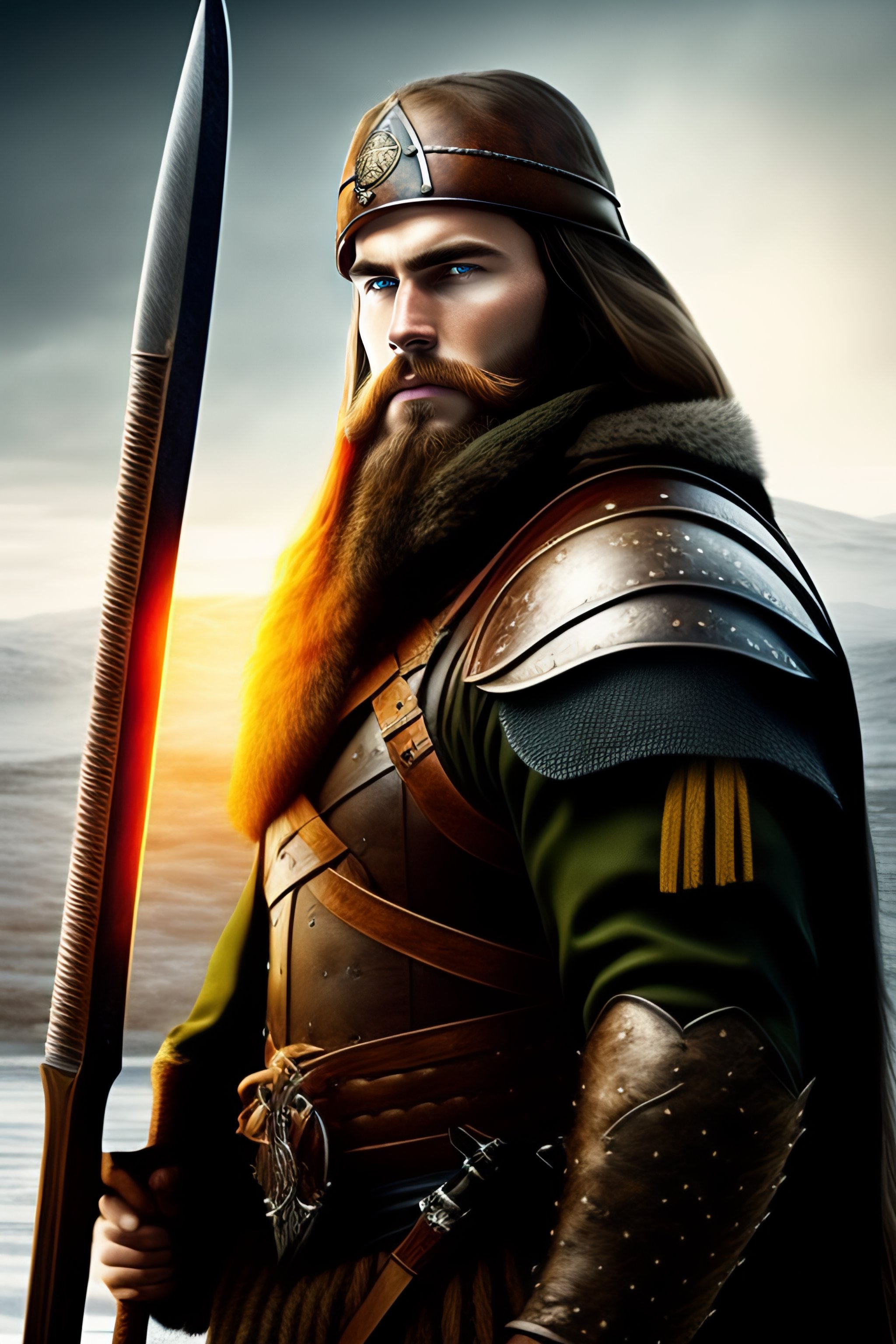 Lexica - A modern warfare viking soldier with axe