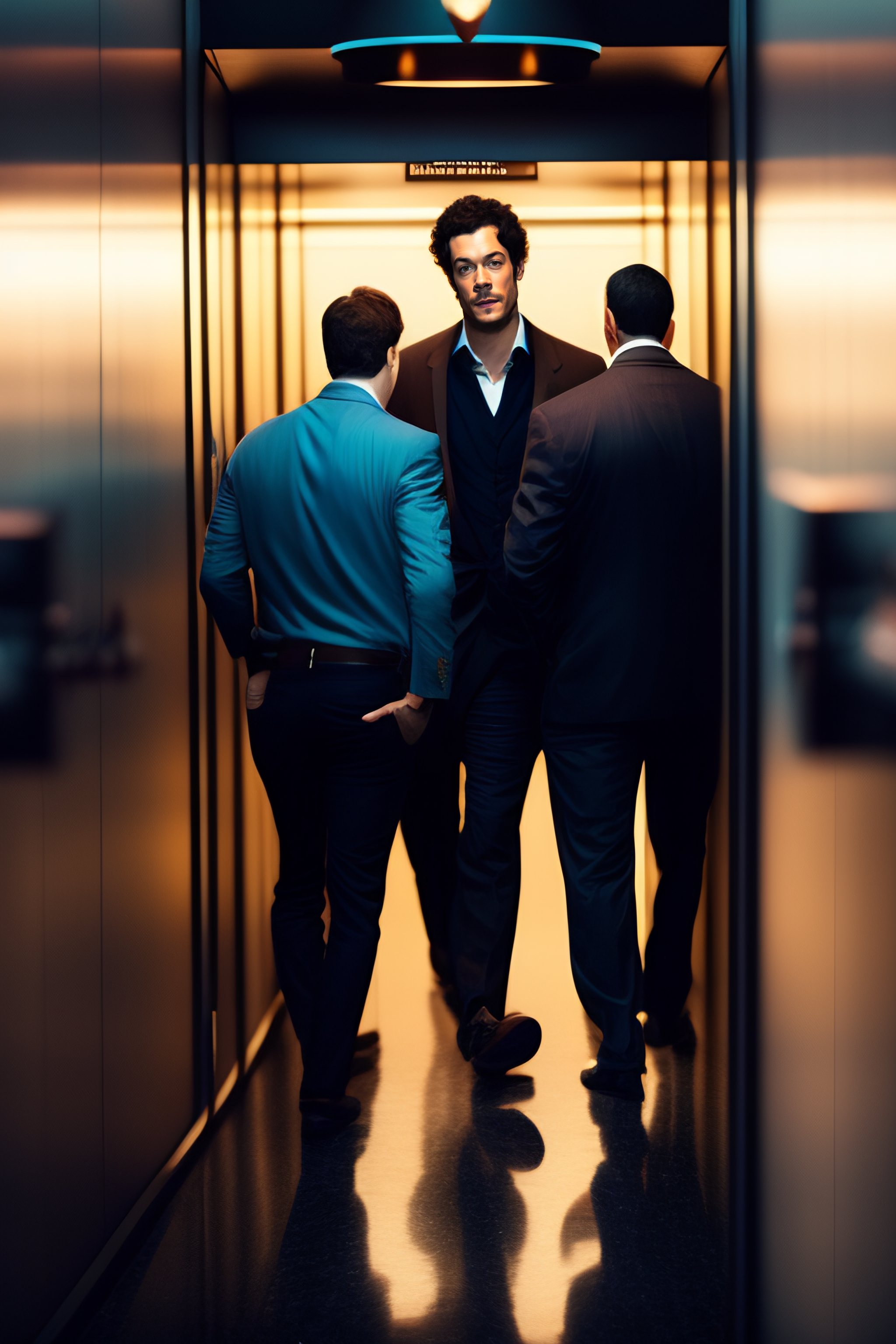 Lexica - Actor Adam Brody and his film crew (including a boom operator ...