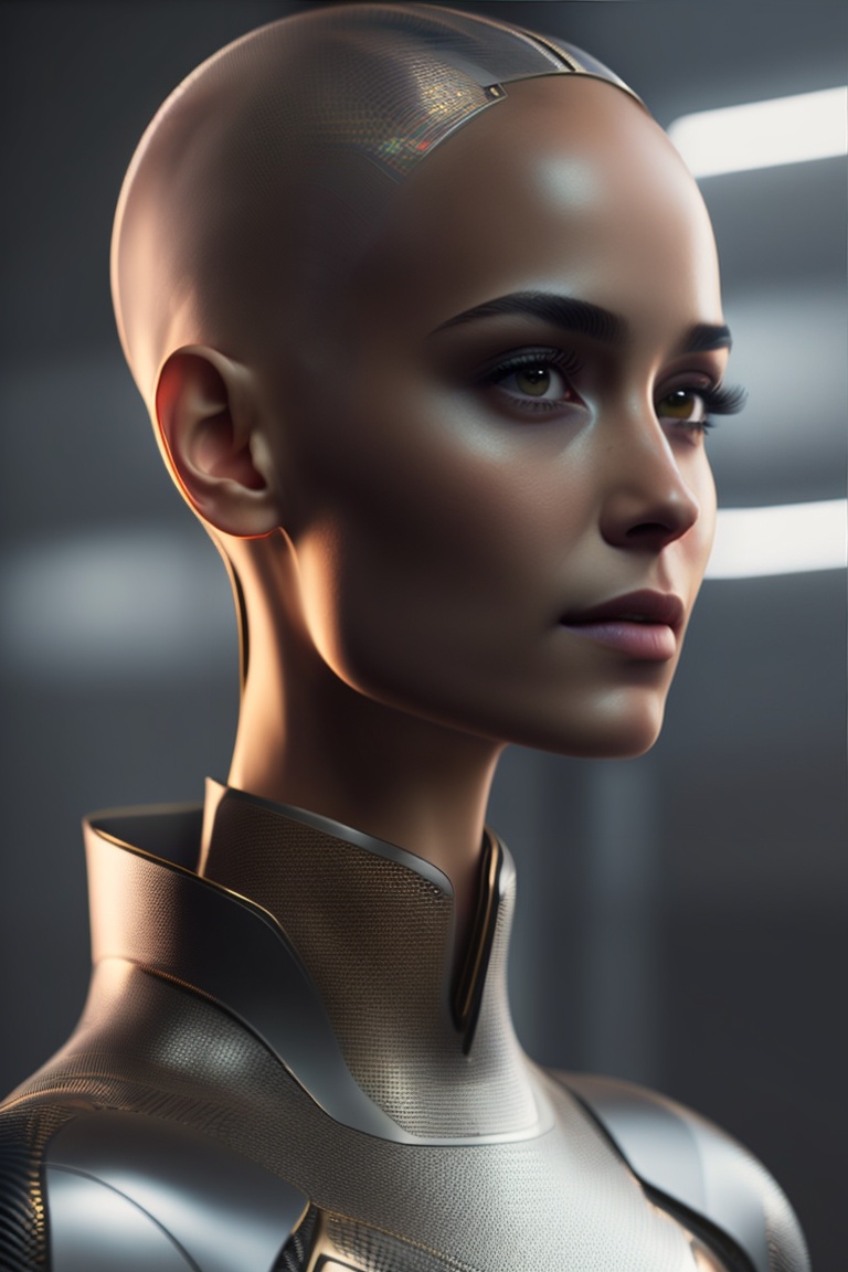 Lexica - A humanoid robot like alicia vikander from the movie ex ...