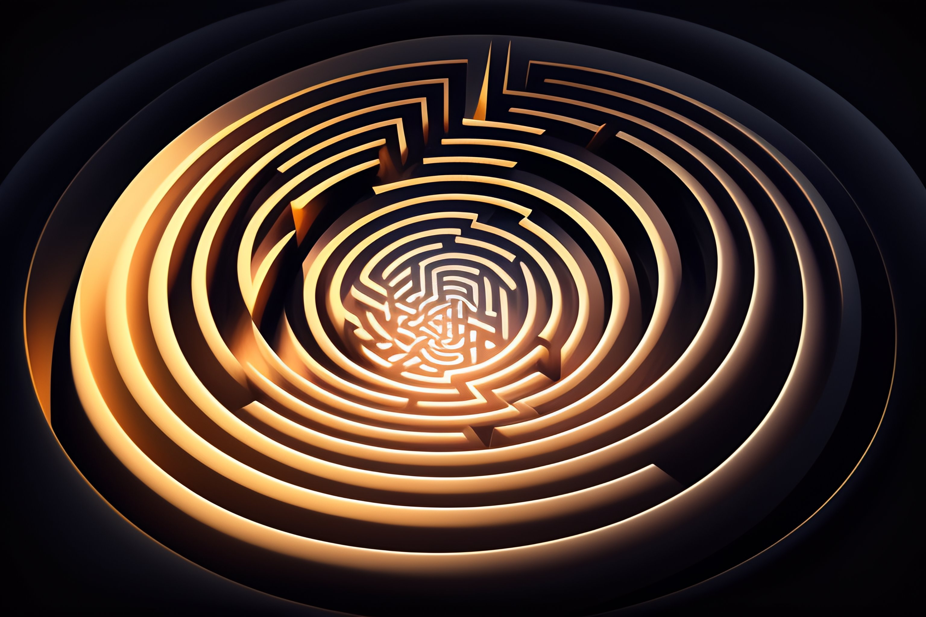 Lexica - A maze in swirling infinite light, undulating geometry ...