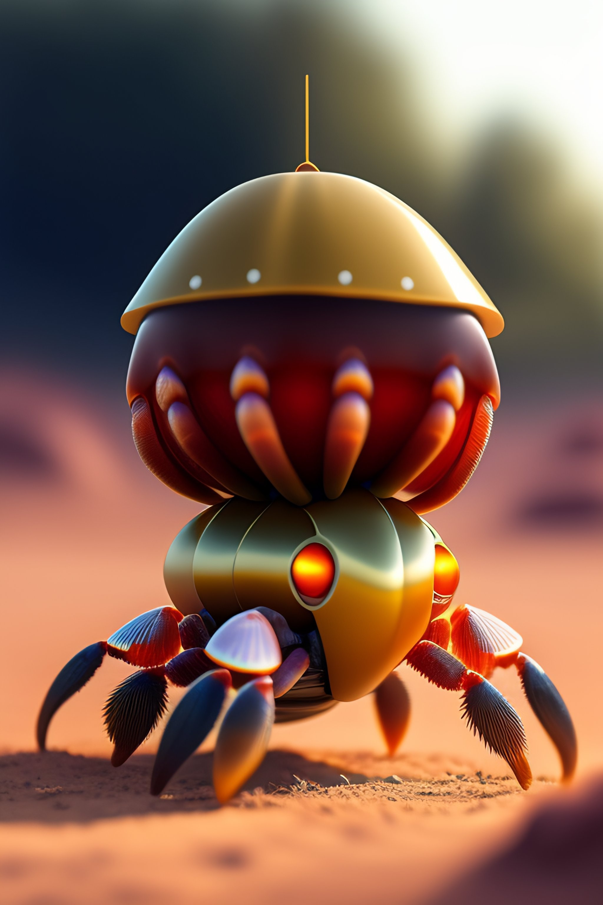Lexica - Robotic hermit crab, by simon stålenhag, concept art, hugo ...