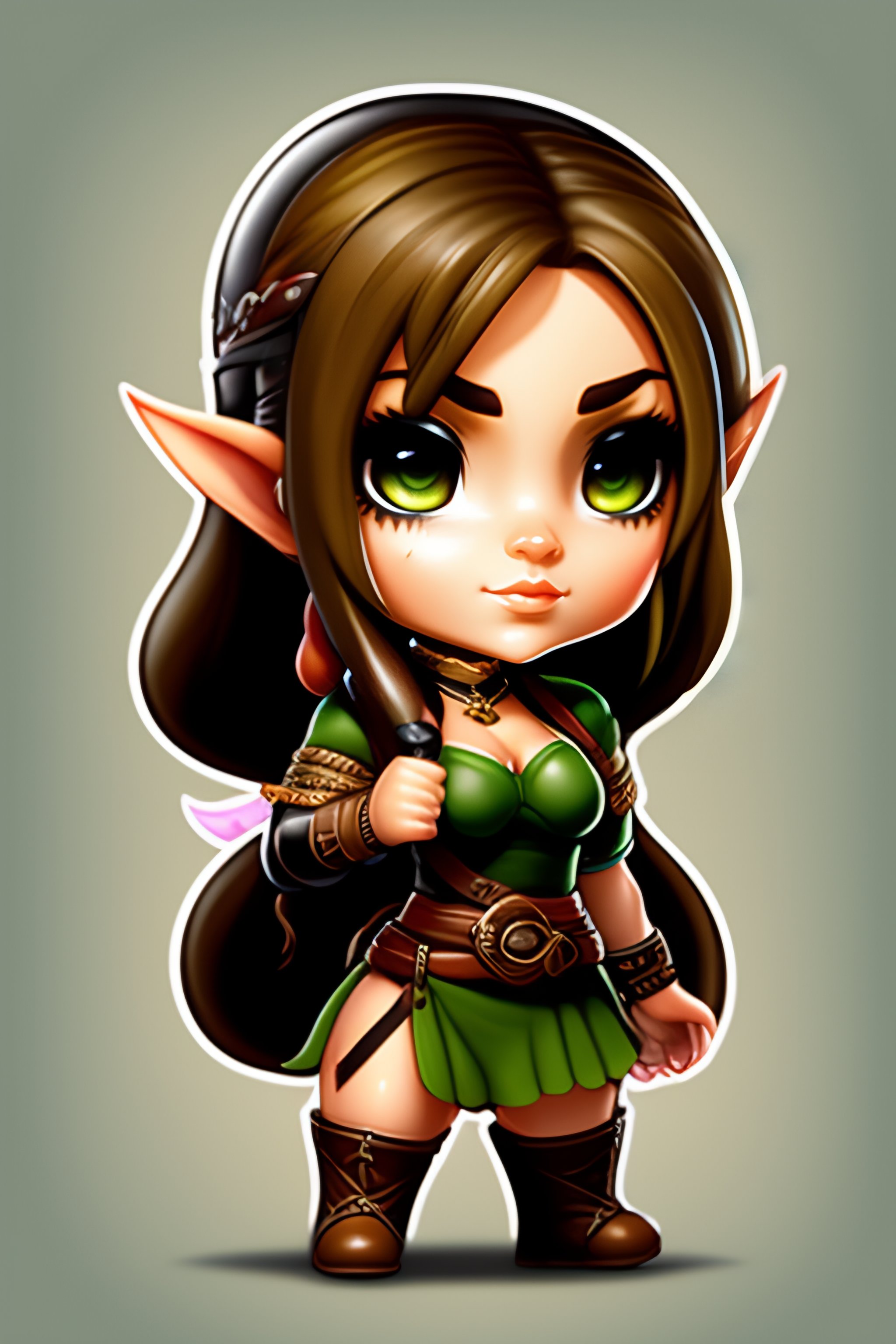 Lexica Comfy Elvish Chibi Lara Croft