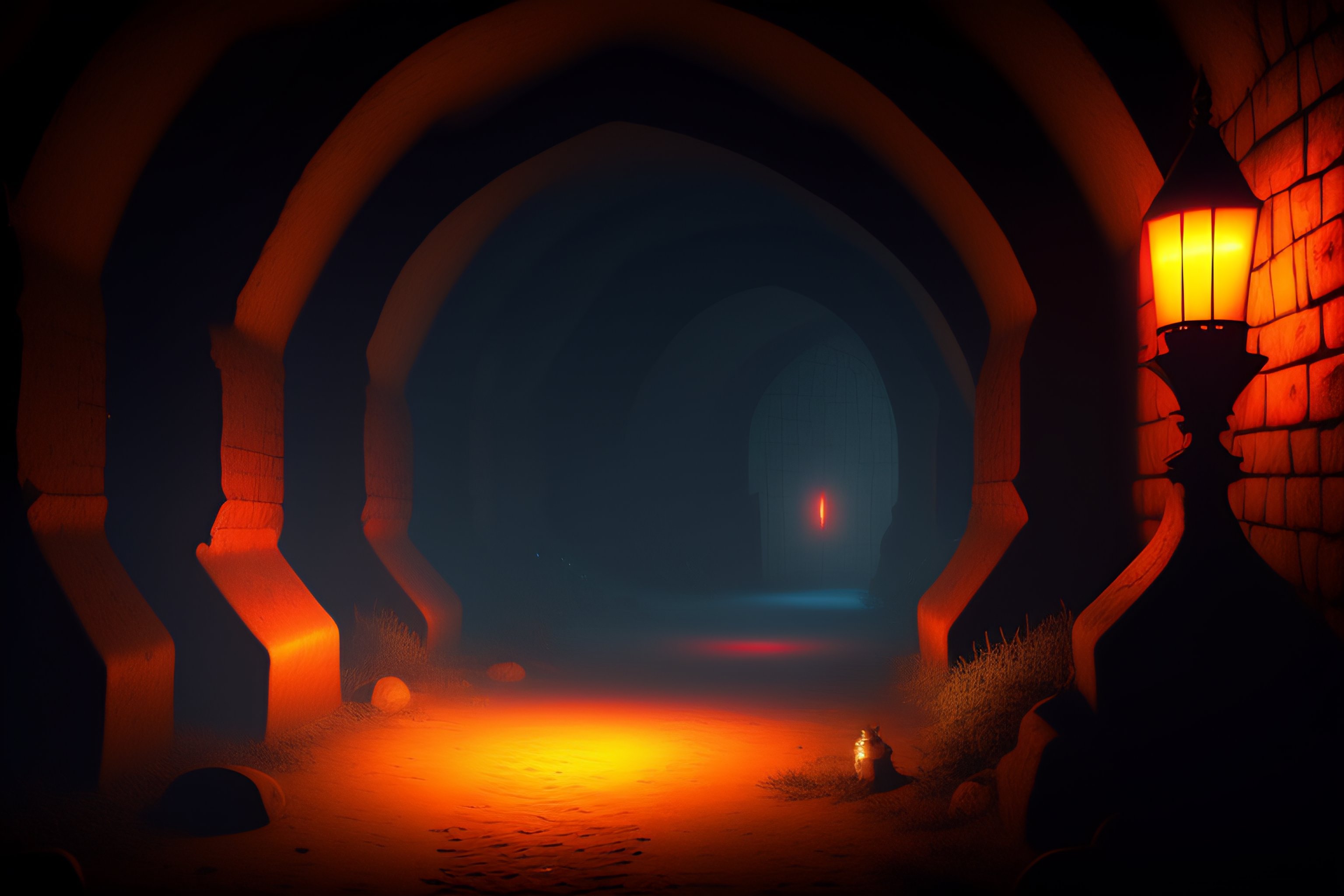 Lexica - "Generate an image of a dark, eerie, and unsettling scene set ...