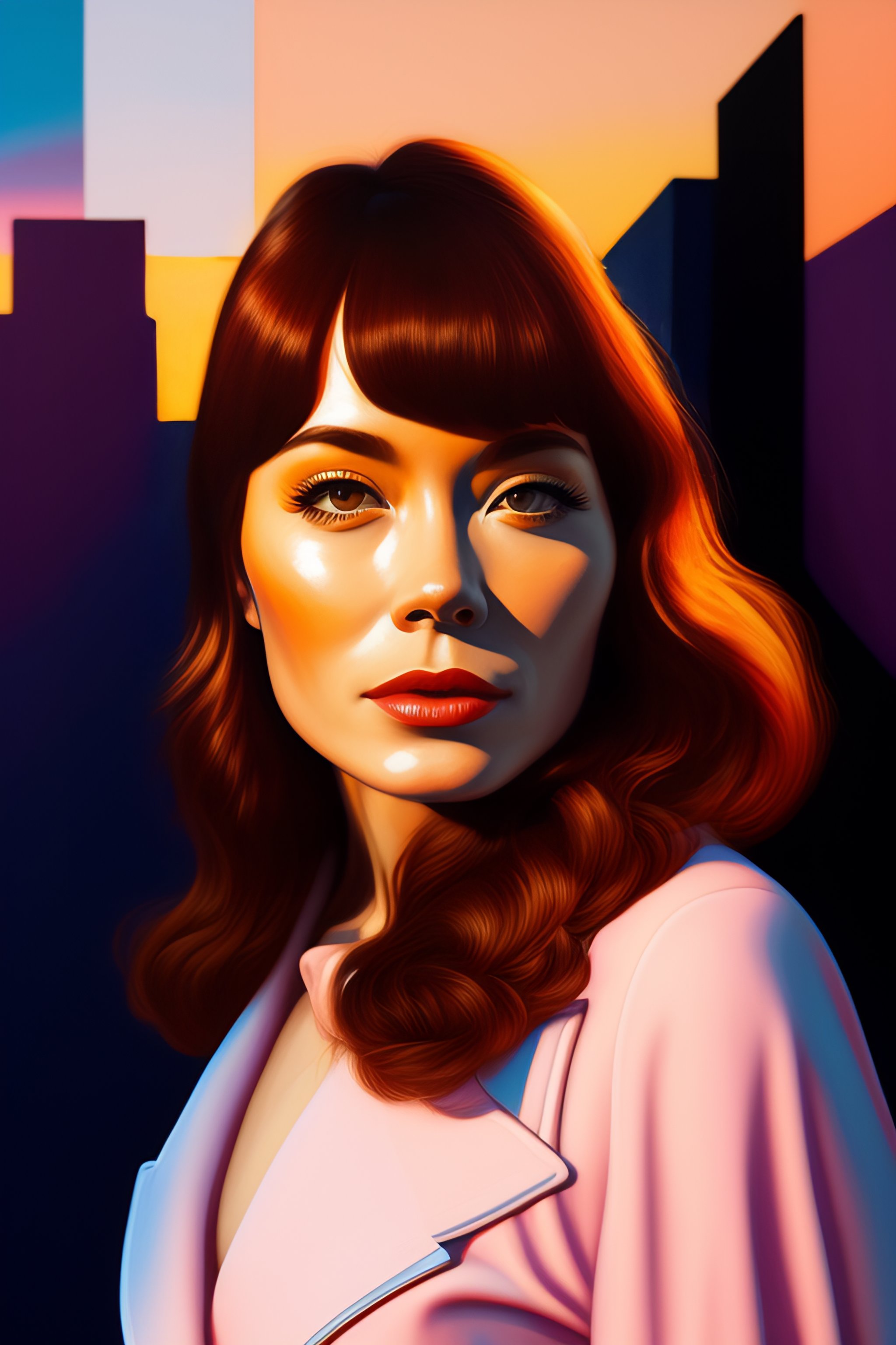 Lexica - Edward Hopper, graphic design, concept art, cubism, street art ...