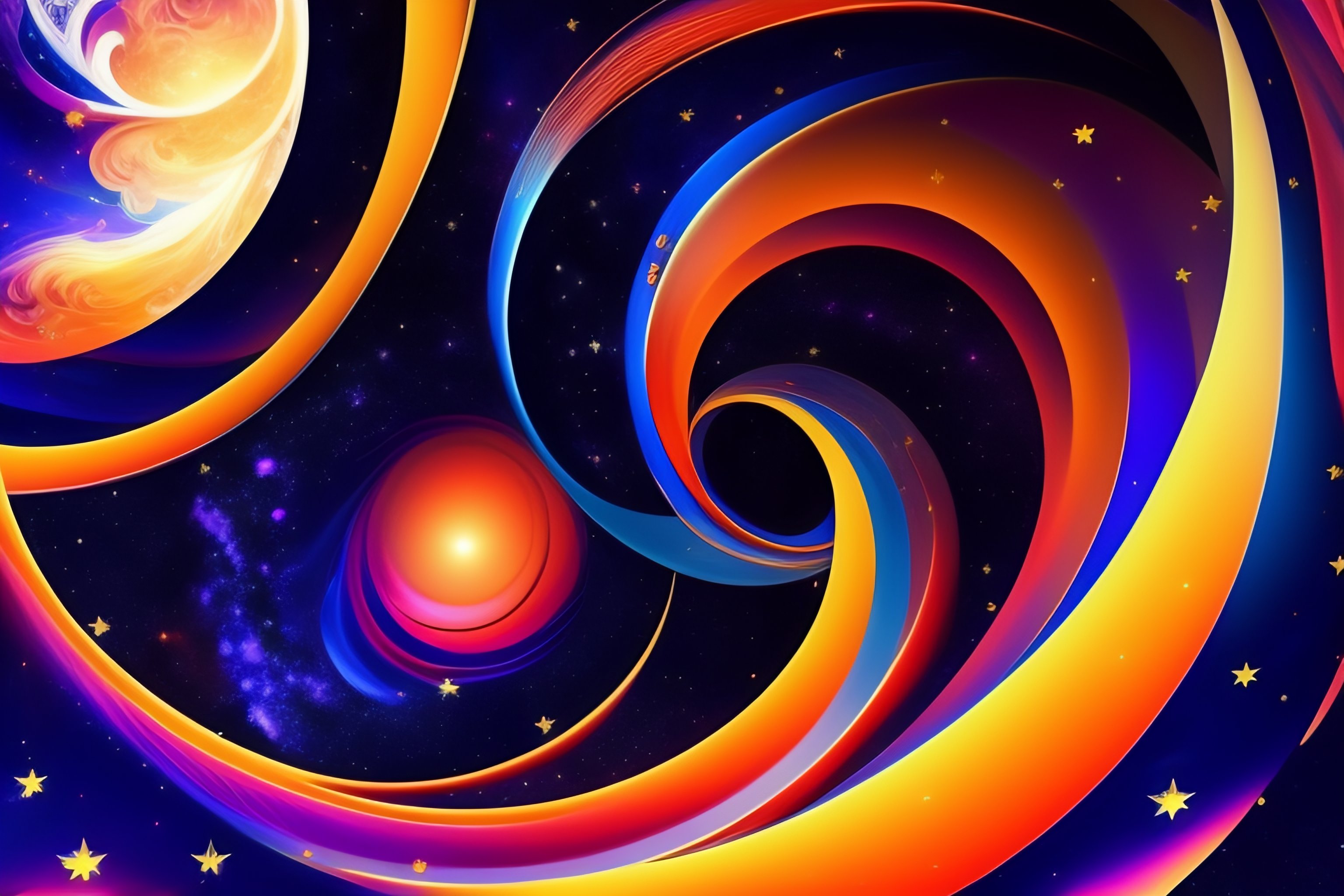 Lexica - Japanese 2020's anime style. Stars are in the middle, the ...