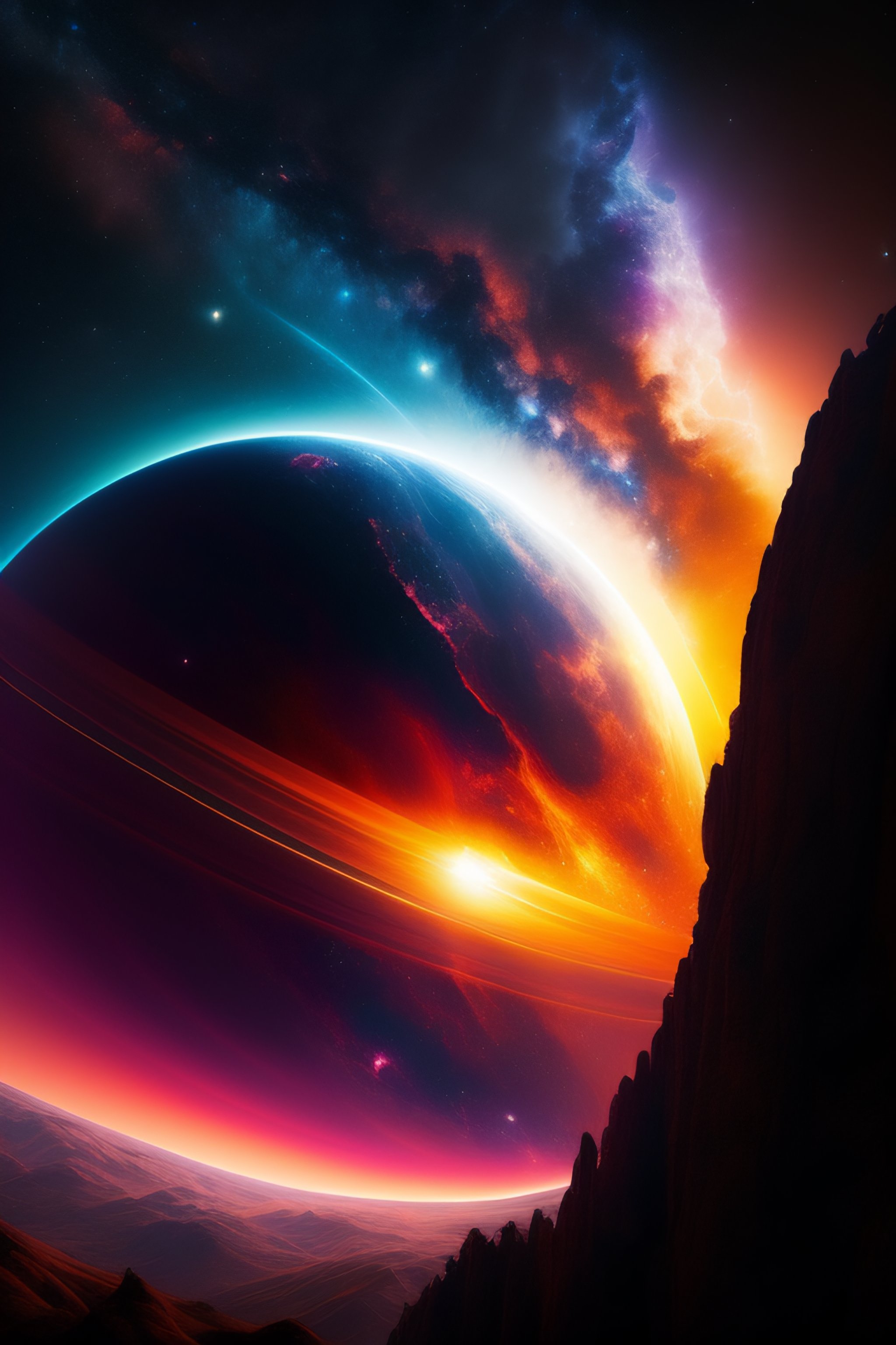 Lexica - Guerrero inmortal de la galaxia de andromeda 8k full detalles