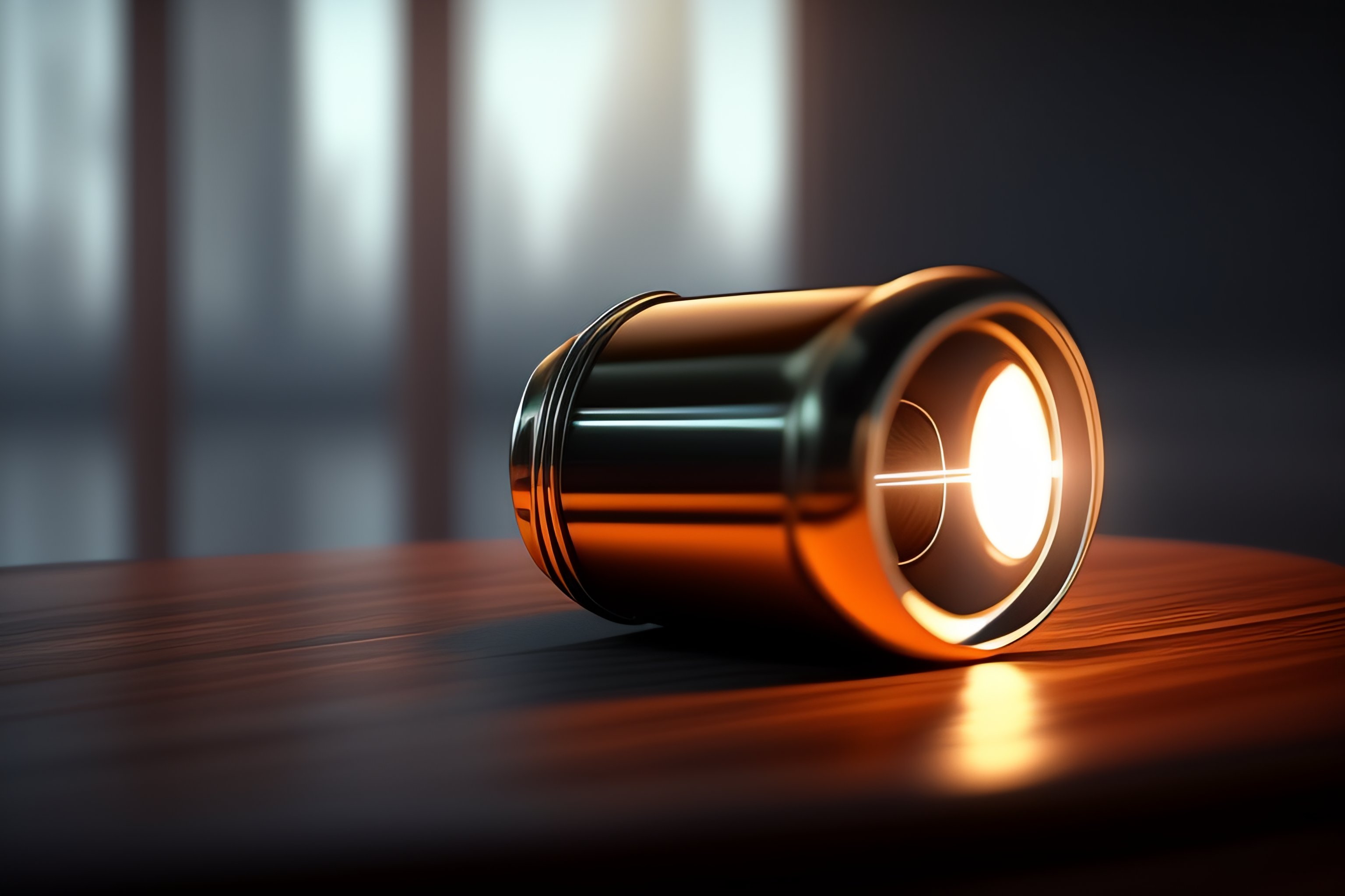 Lexica - A striking fantasy portrait of a single metal rod laying down ...