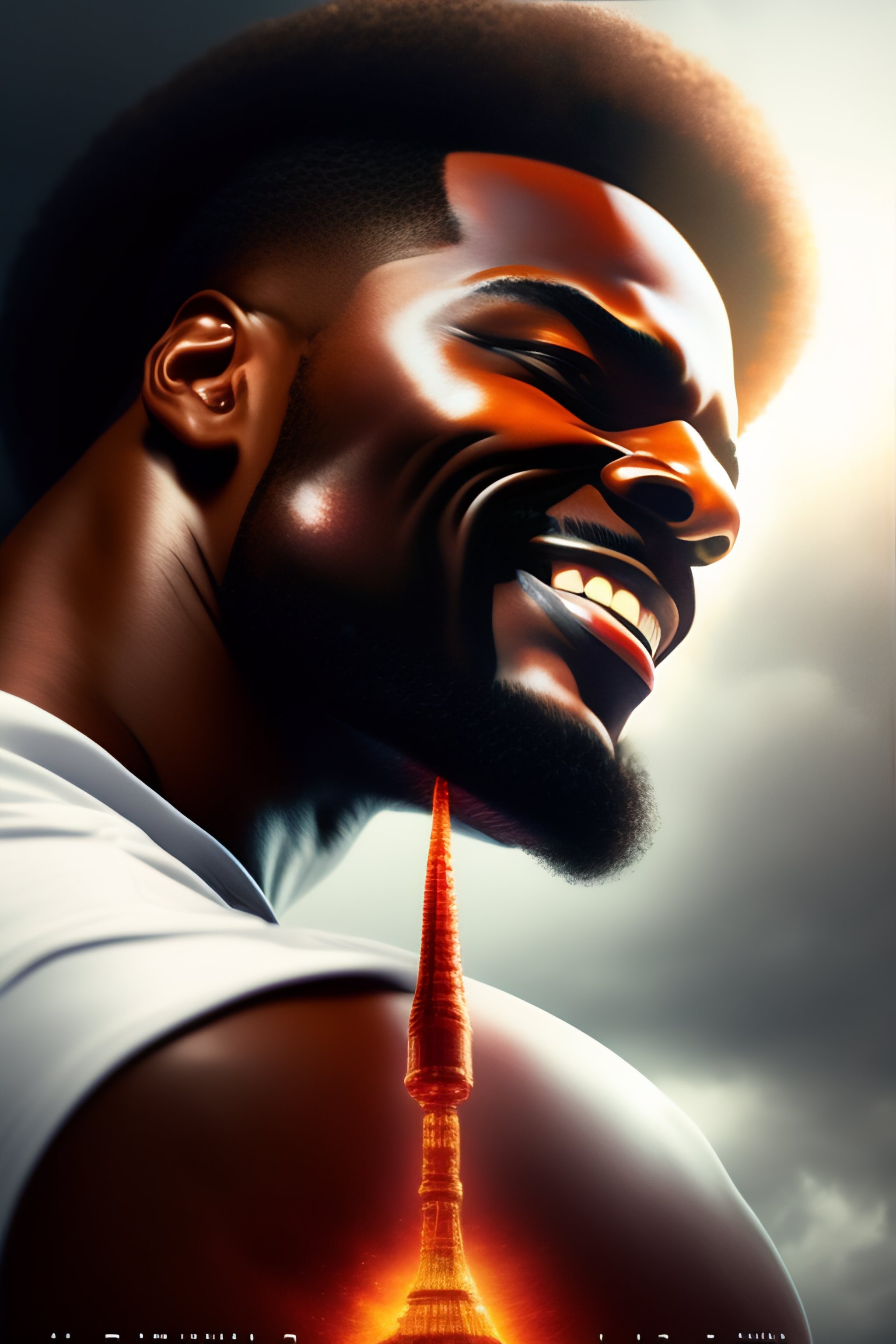 Lexica - Huge man with fangs in the blood