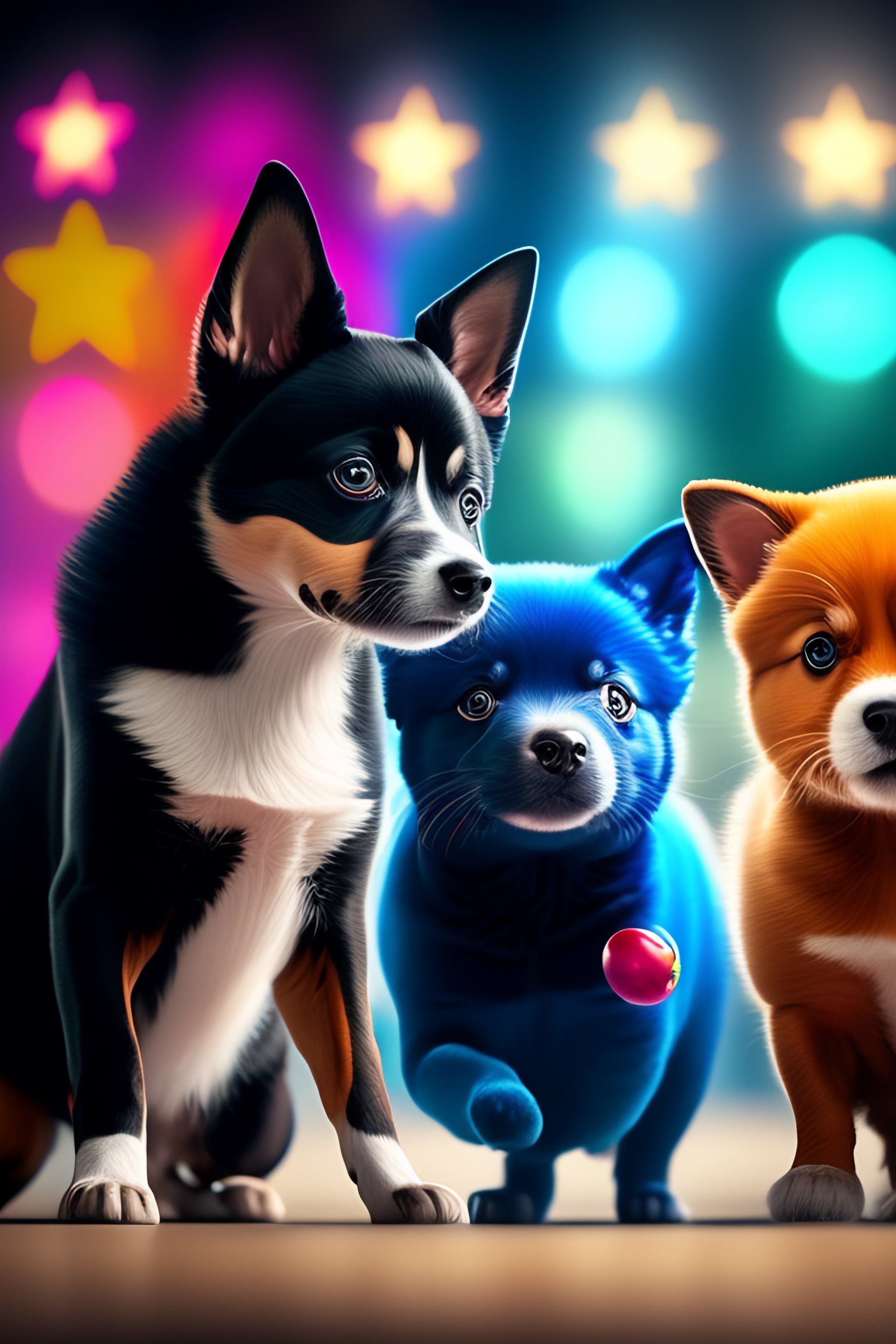 Lexica - Bandit, chilli, bluey and bingo dancing