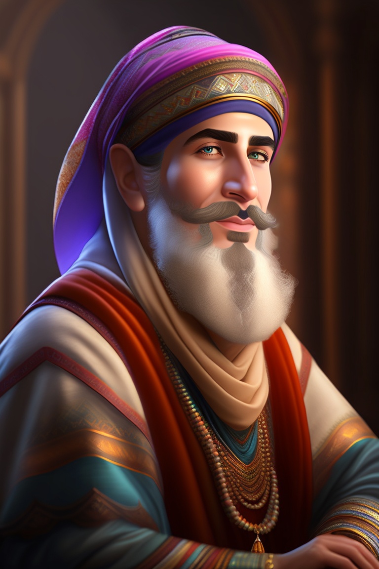 Lexica - Image of a arabic storyteller , realistic