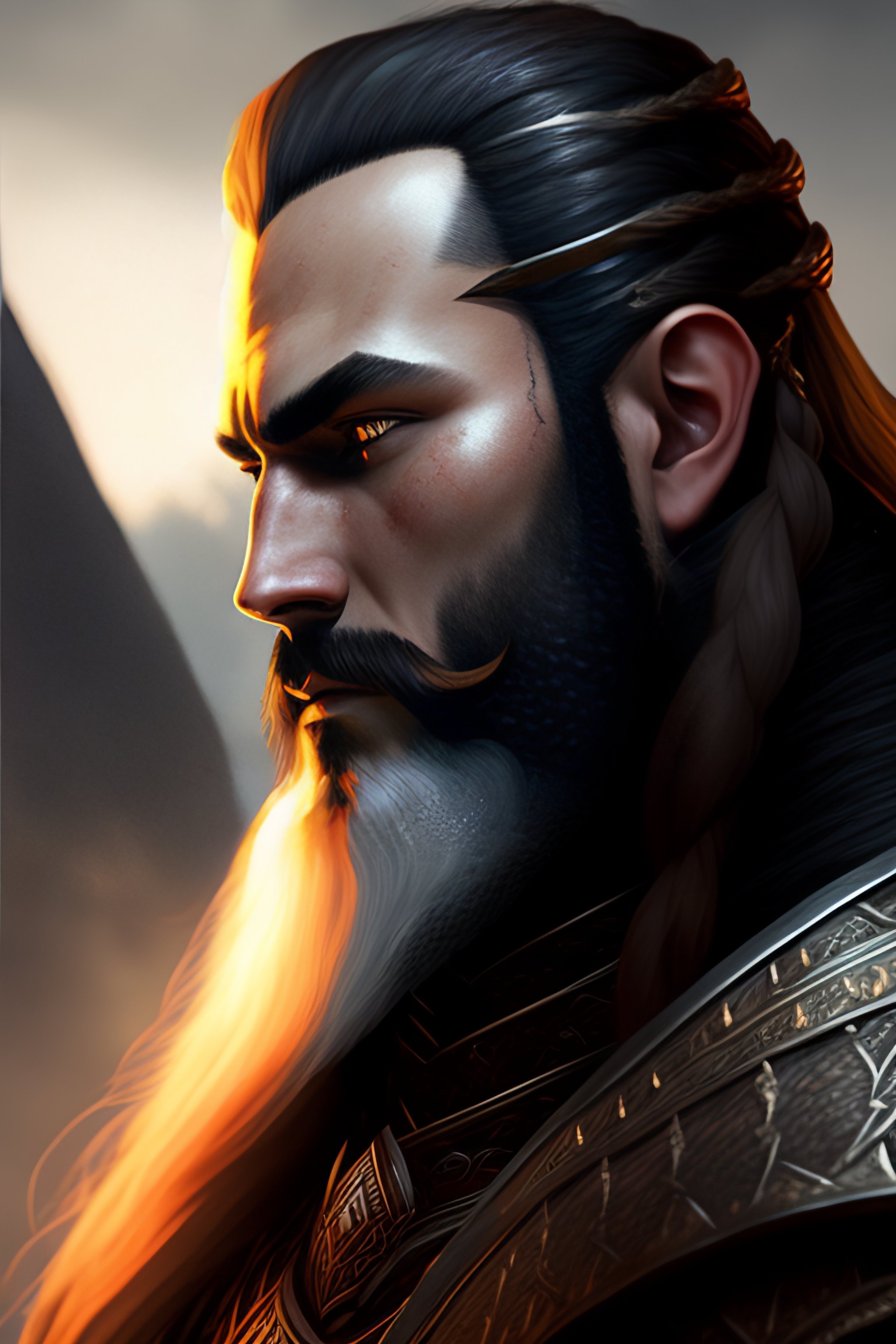 Lexica - Blackwall from Dragon age as a viking, portrait, detailed,