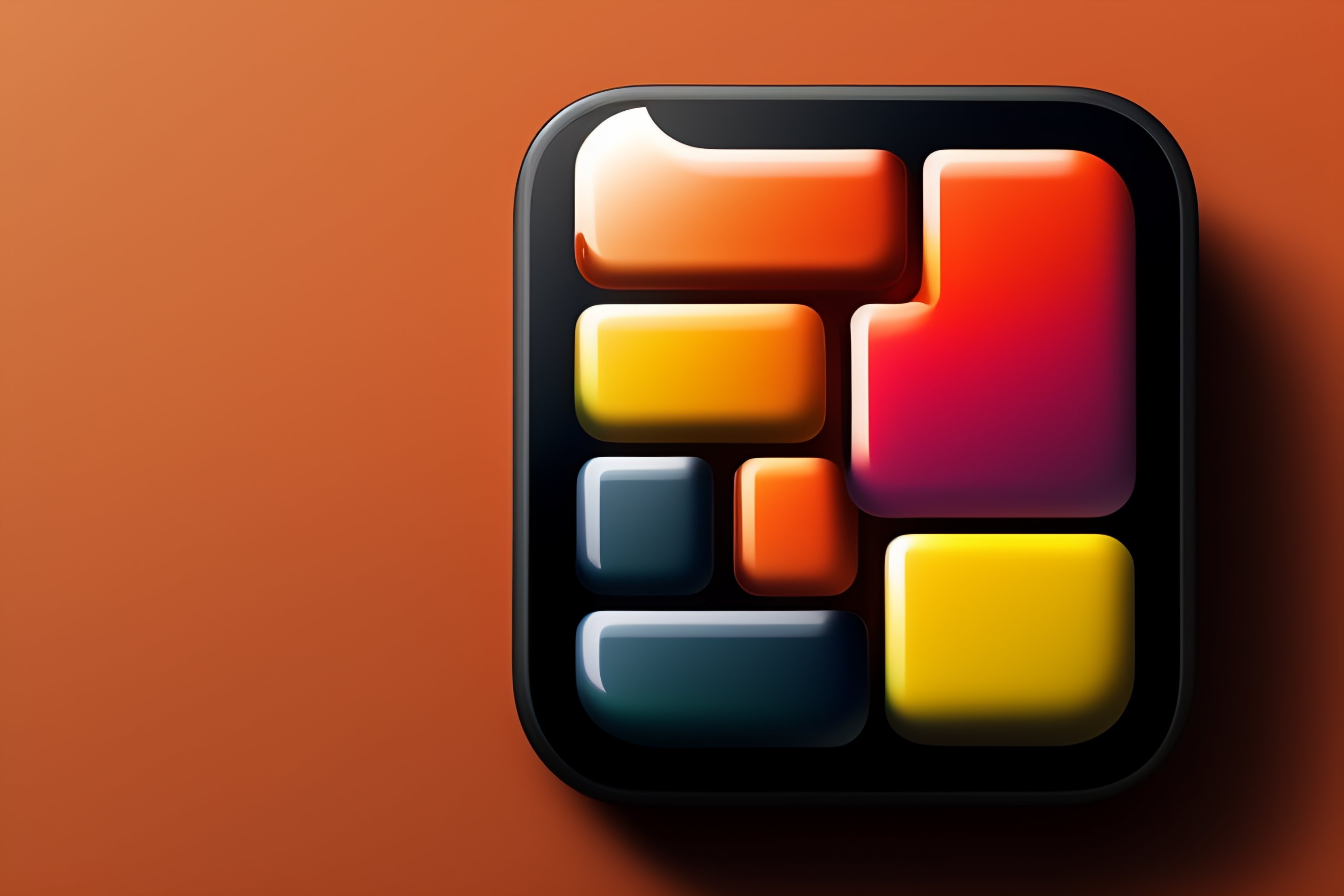 Lexica - Square, Ios app icon design, skeuomorphic, dwarf